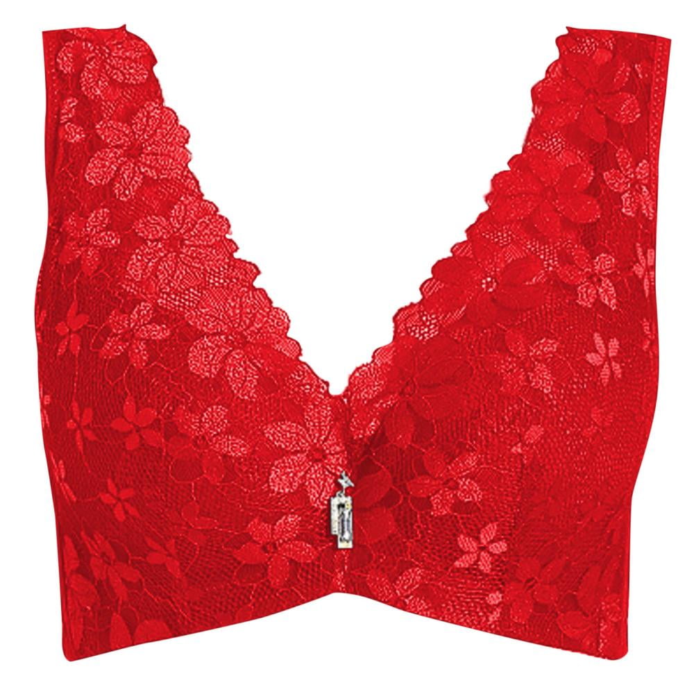 Bxsruta Lacy Bras for Women, Woman's Solid Color Thin Style Ventilate ...