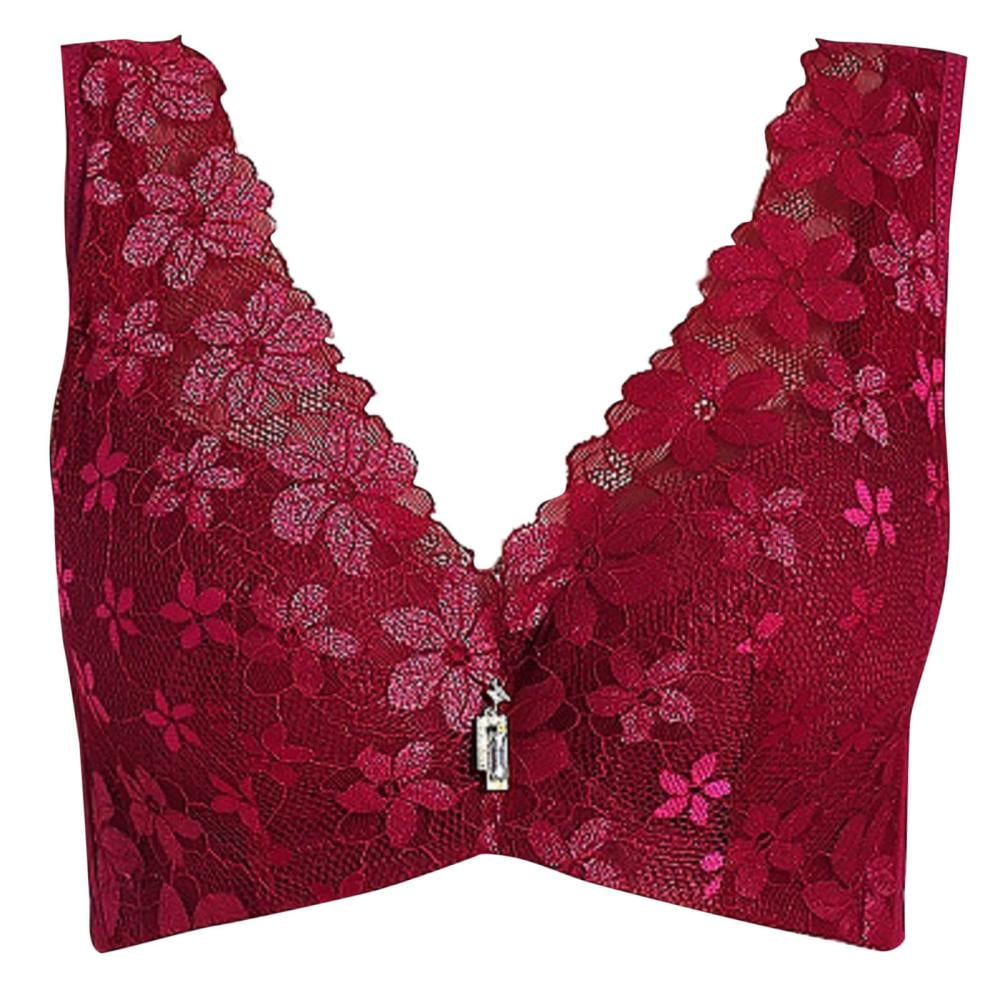 Bxsruta Lacy Bras for Women, Woman's Solid Color Thin Style Ventilate ...