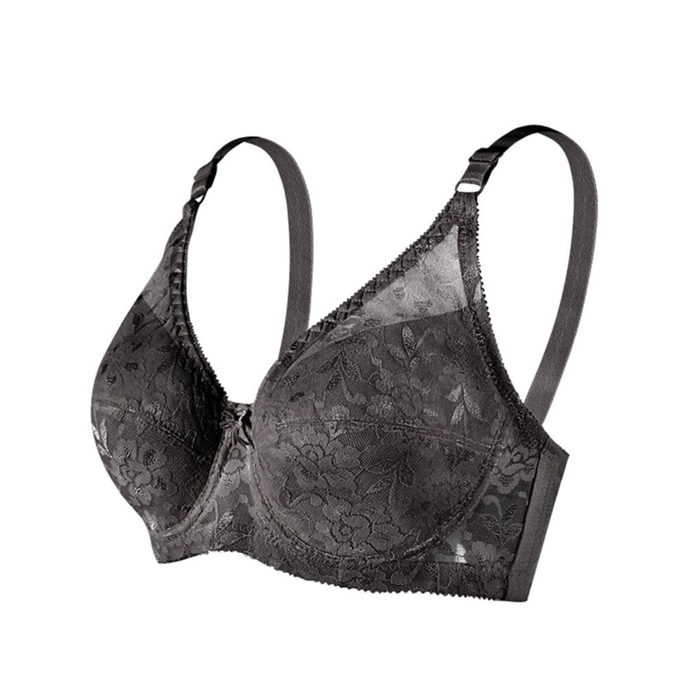 Bxsruta Lacy Bras for Women, Women's Solid Color Seamless Nude Lifting ...