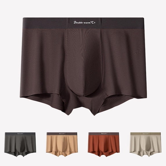 Bxsruta Men's Seamless Boxer Briefs Breathable Stretch Underwear for ...