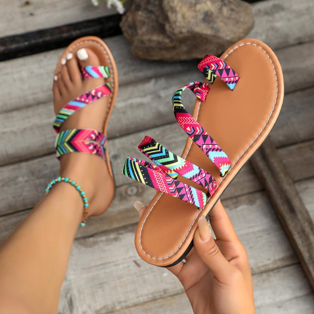 Bxsruta Slip-Resistant Round-Toe Slippers, 1cm Heel Indoor/Outdoor ...