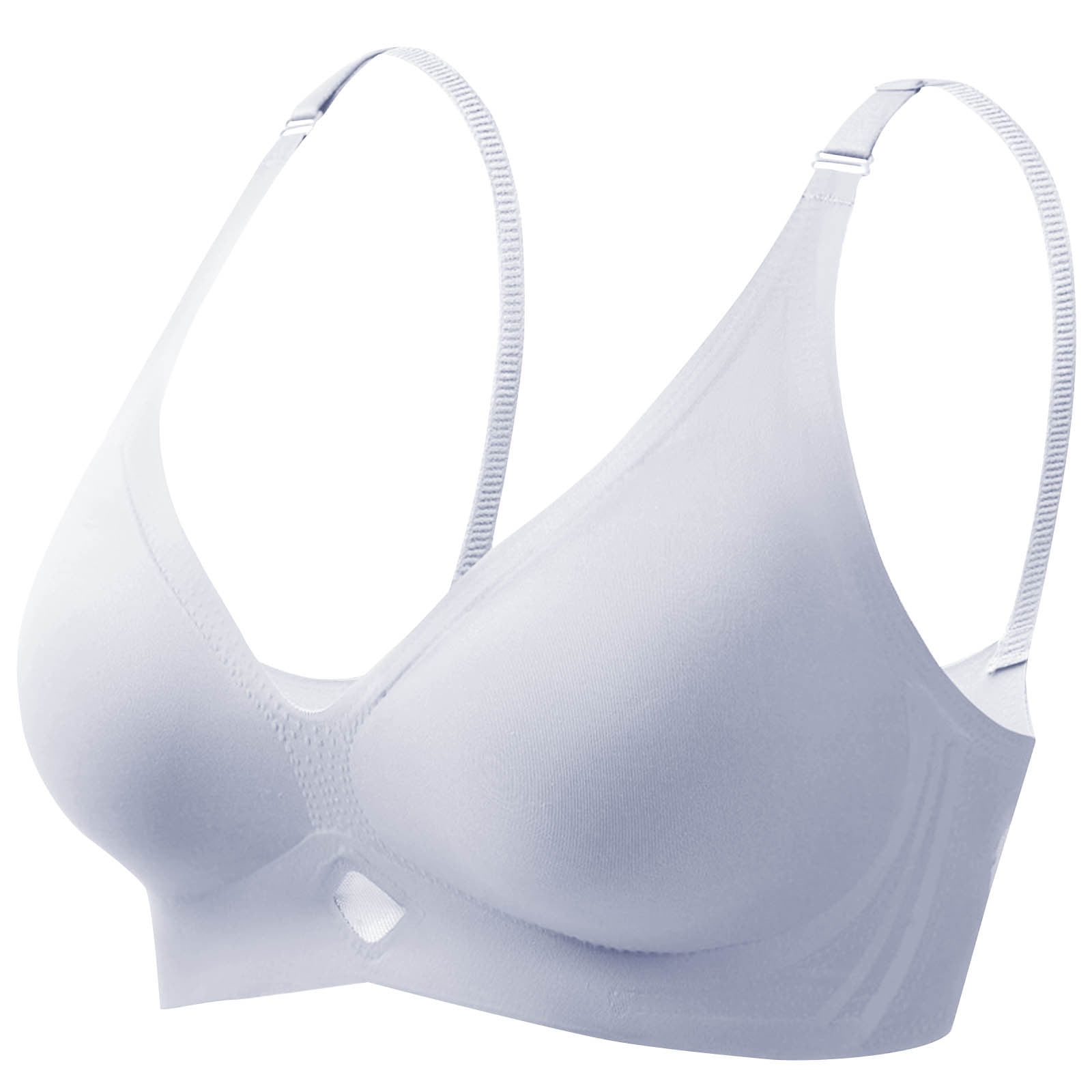 Bxsruta Sports Bras for Women, Woman's Solid Color Hollow Out Mesh Thin ...