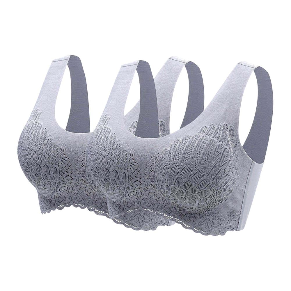 Bxsruta Sports Bras for Women, Women Large Size Bra Seamless Underwear ...
