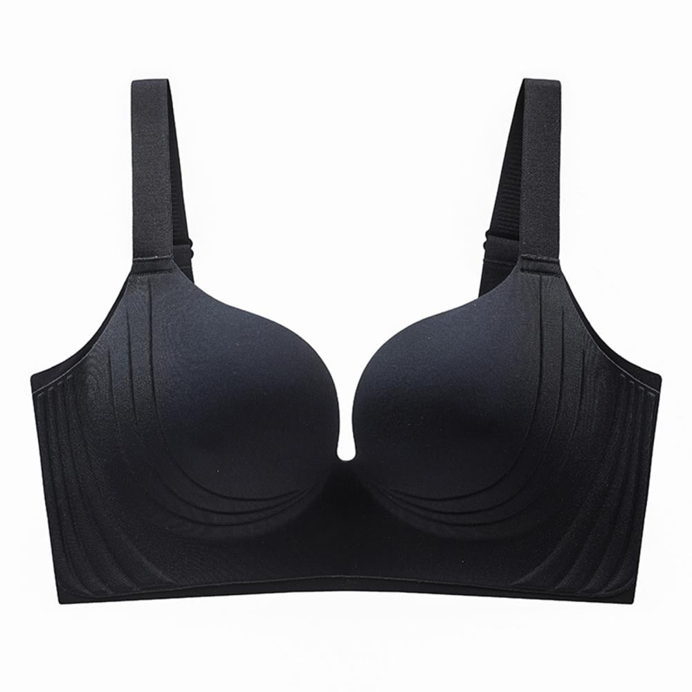 Bxsruta Sports Bras for Women, Women's Solid Color Bra Front Button ...