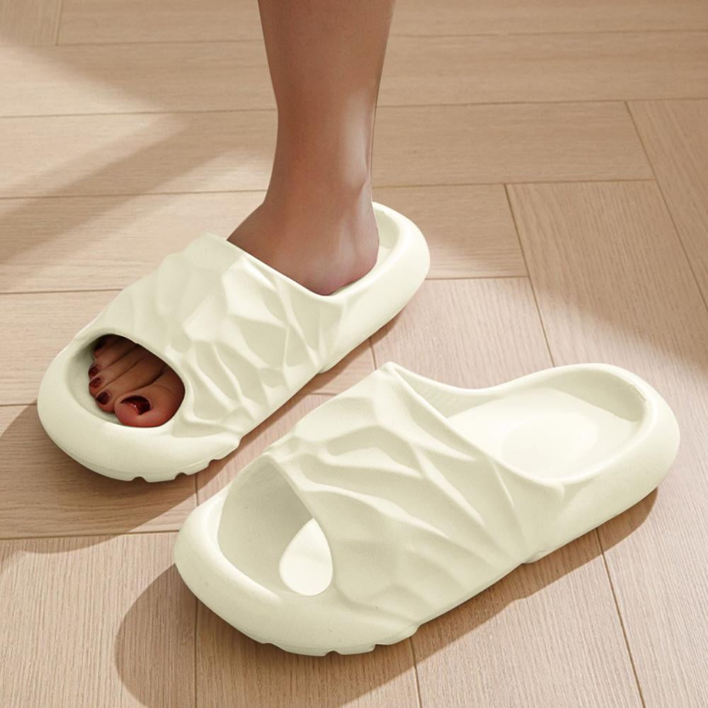 Bxsruta Textured Surface Shower Slippers with Deep Tread Patterns ...