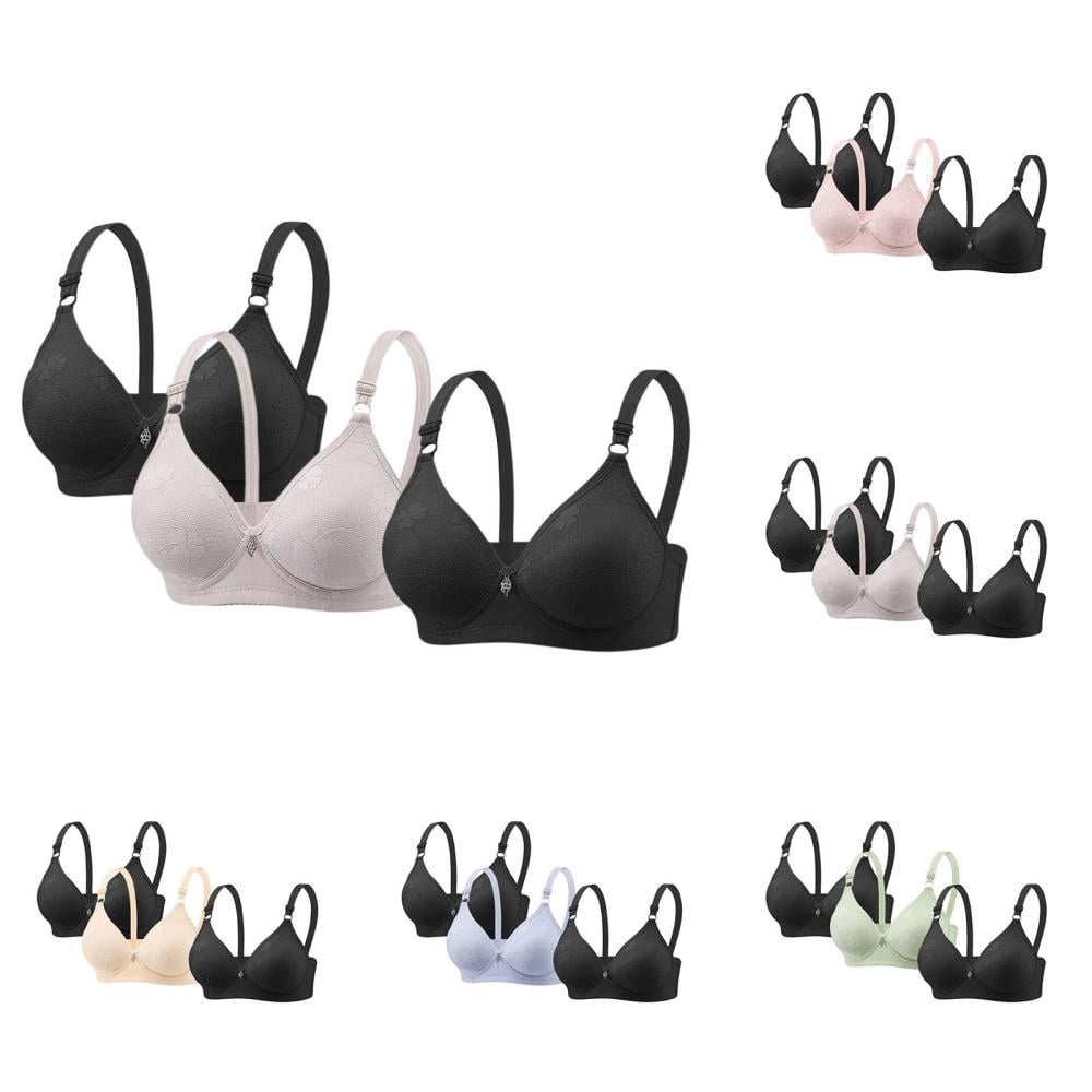 Bxsruta Wirefree T Shirt Bra for Women Plus Size, Full Coverage Support ...