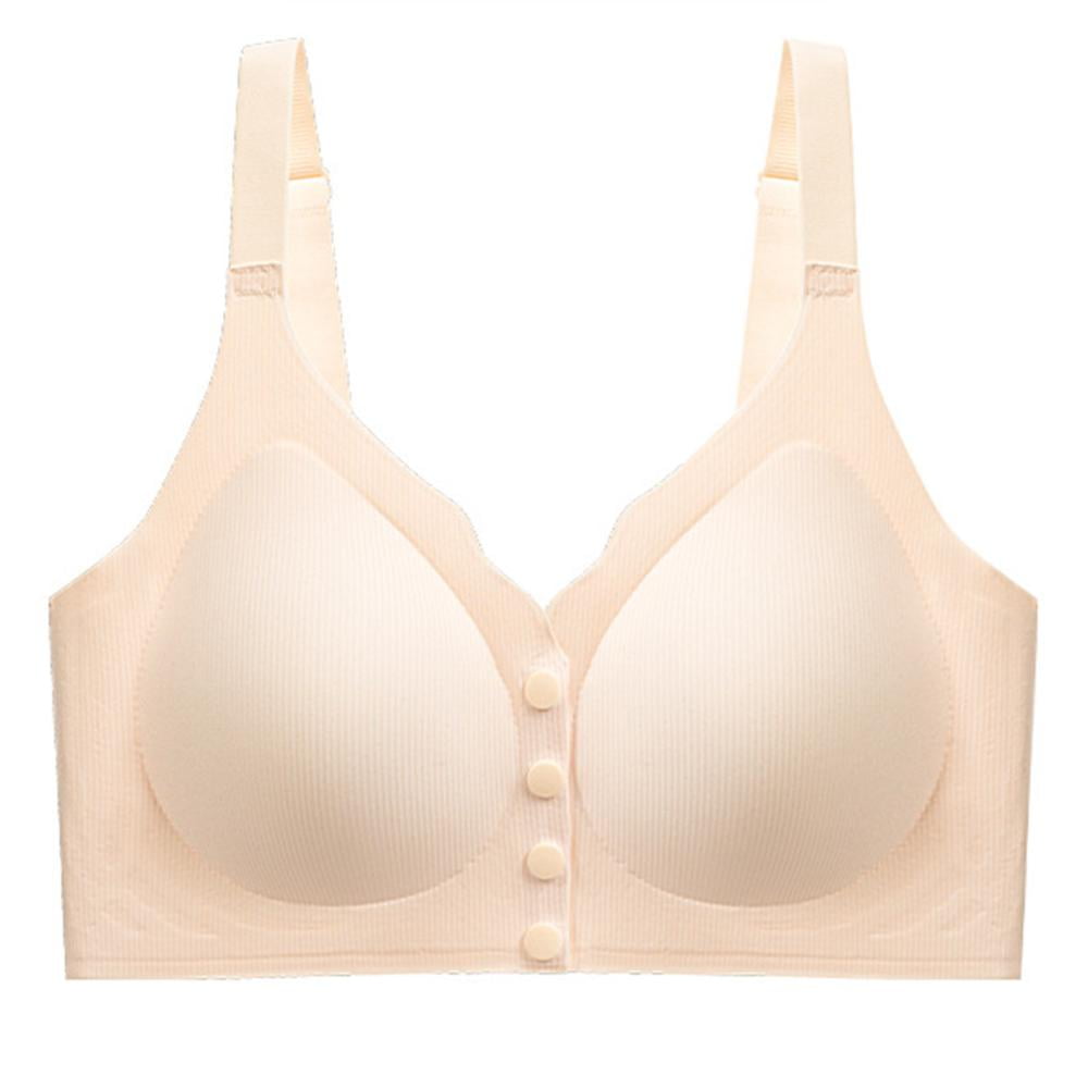 Bxsruta Wireless Bras for Women, Woman's Solid Color Thin Style ...