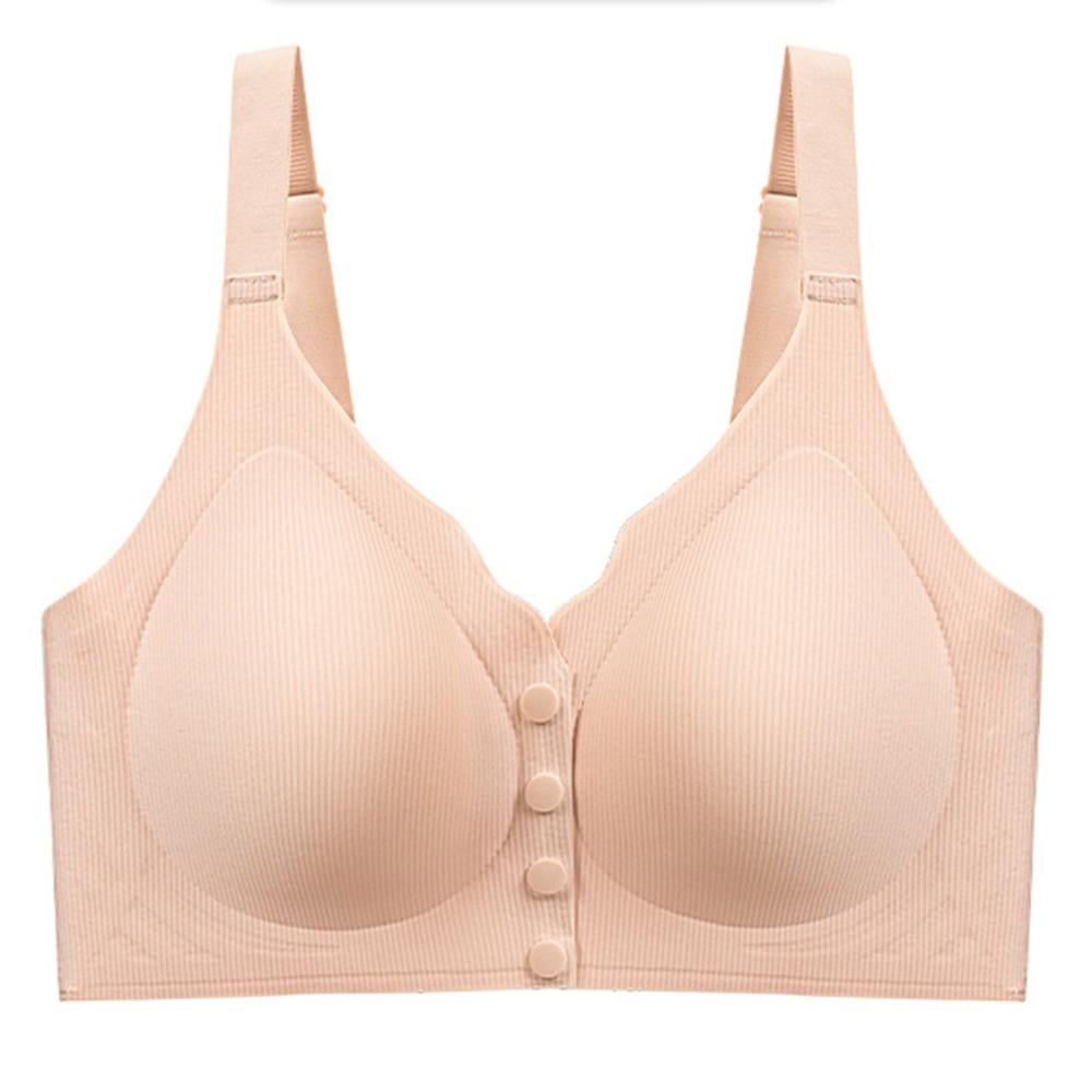 Bxsruta Wireless Bras for Women, Woman's Solid Color Thin Style ...