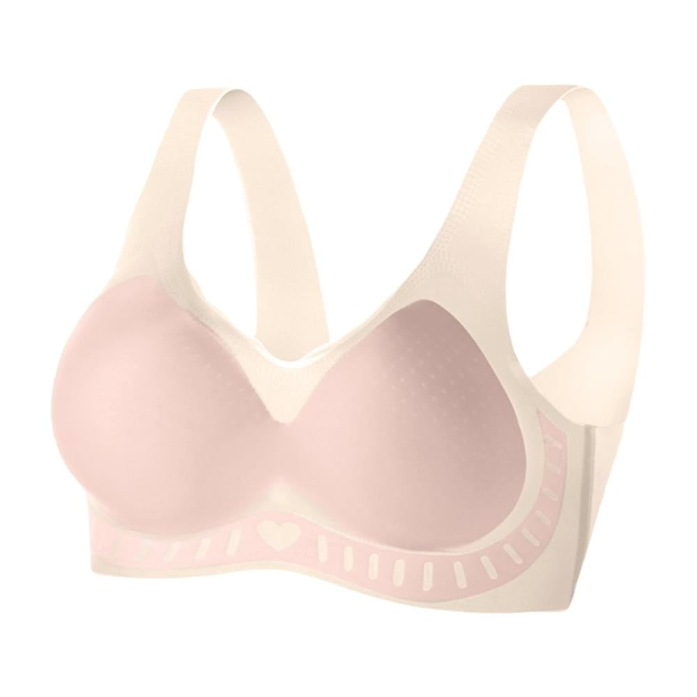 Bxsruta Wireless Bras for Women, Woman's Solid Color Thin Style ...