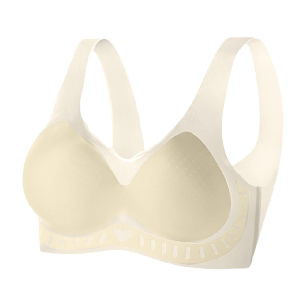 Bxsruta Wireless Bras for Women, Woman's Solid Color Thin Style ...