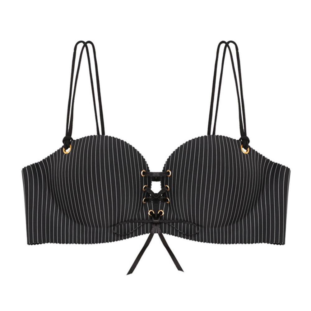 Bxsruta Wireless Bras for Women, Woman's Strap Decoration Back Buckle ...