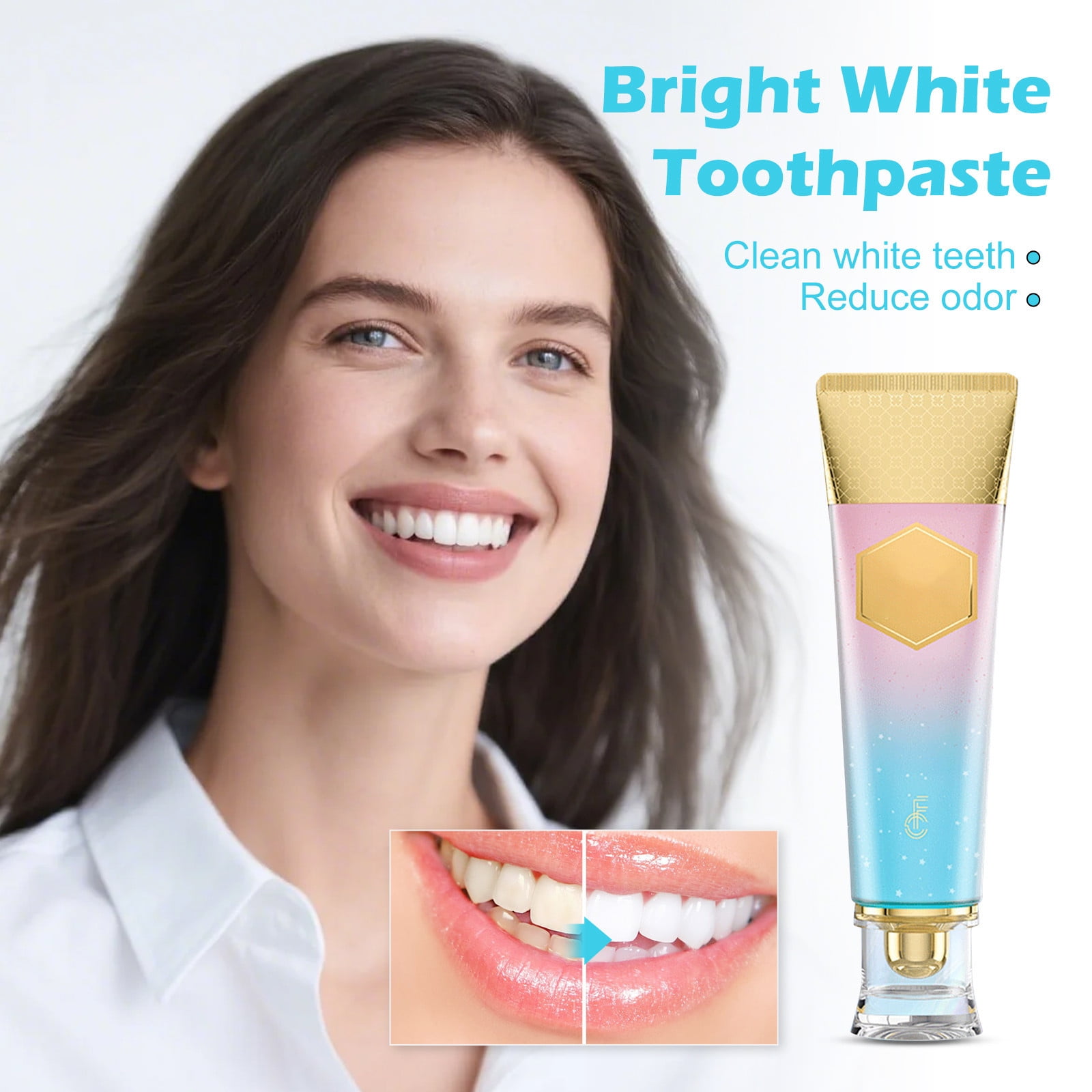 Bxzhiri Whitening Toothpaste, Body Accel Intensive Whitening Toothpaste ...
