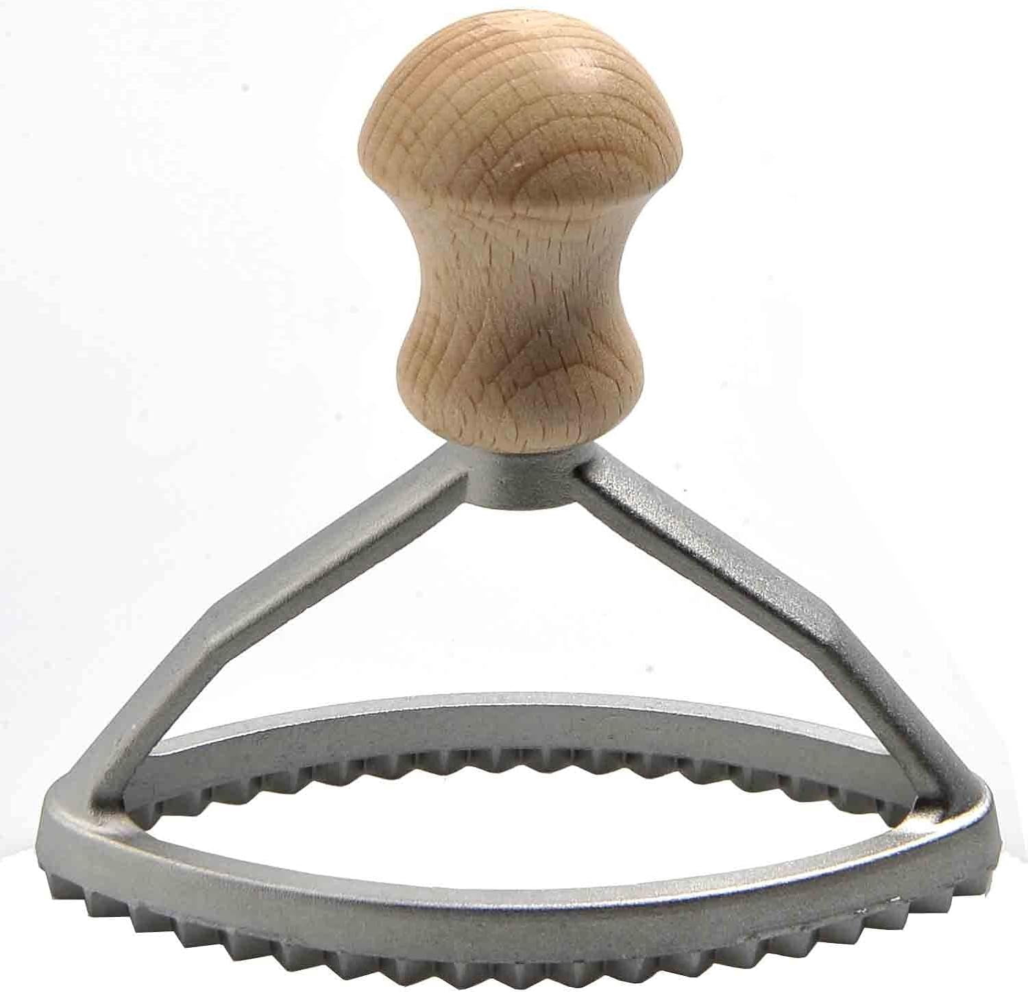 by 2-Inch Aluminum Oval Ravioli Stamp with Beechwood Handle - Walmart.com