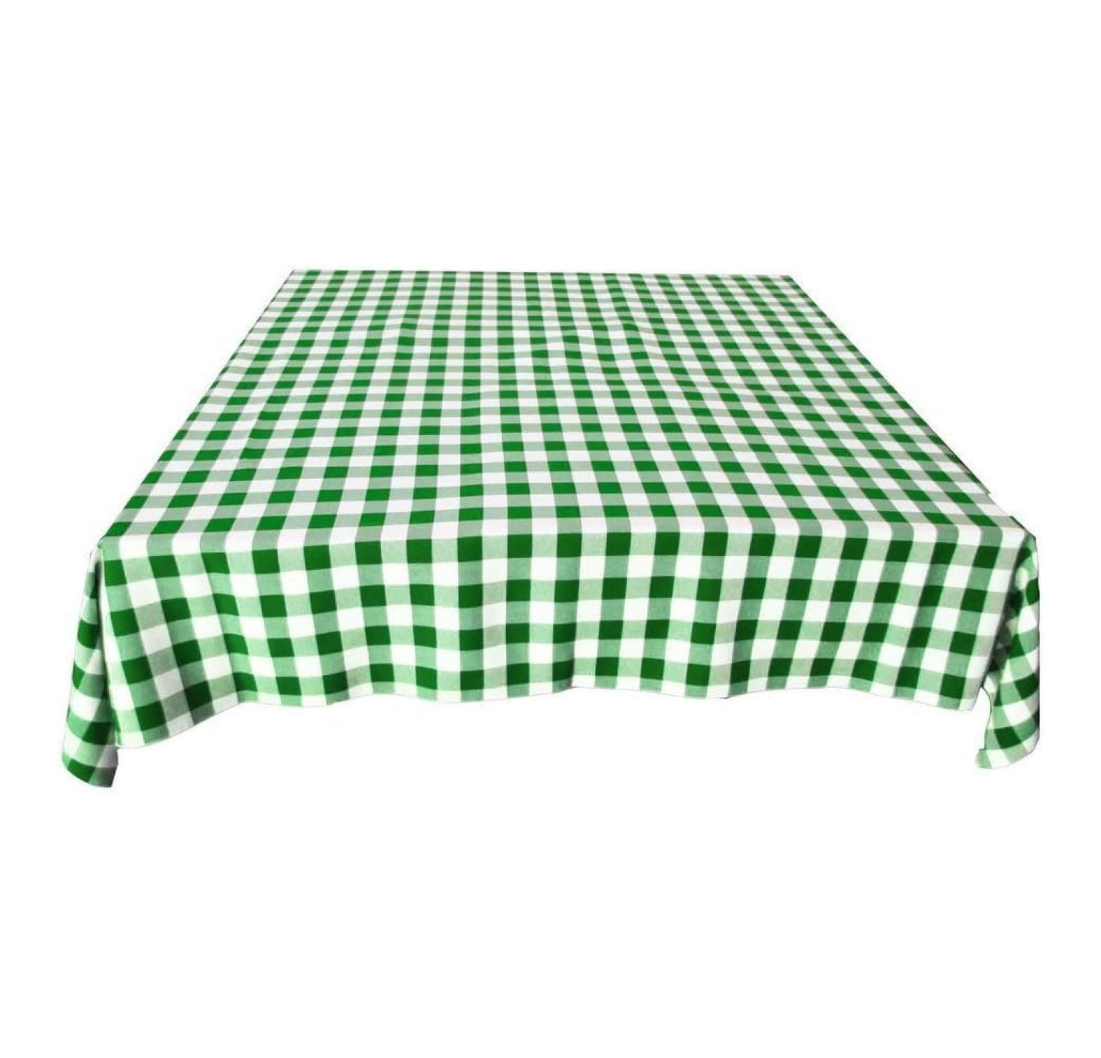 By ADD&SHIP Square Checkquered Tablecloth 36 x 36 inches ( Green ...