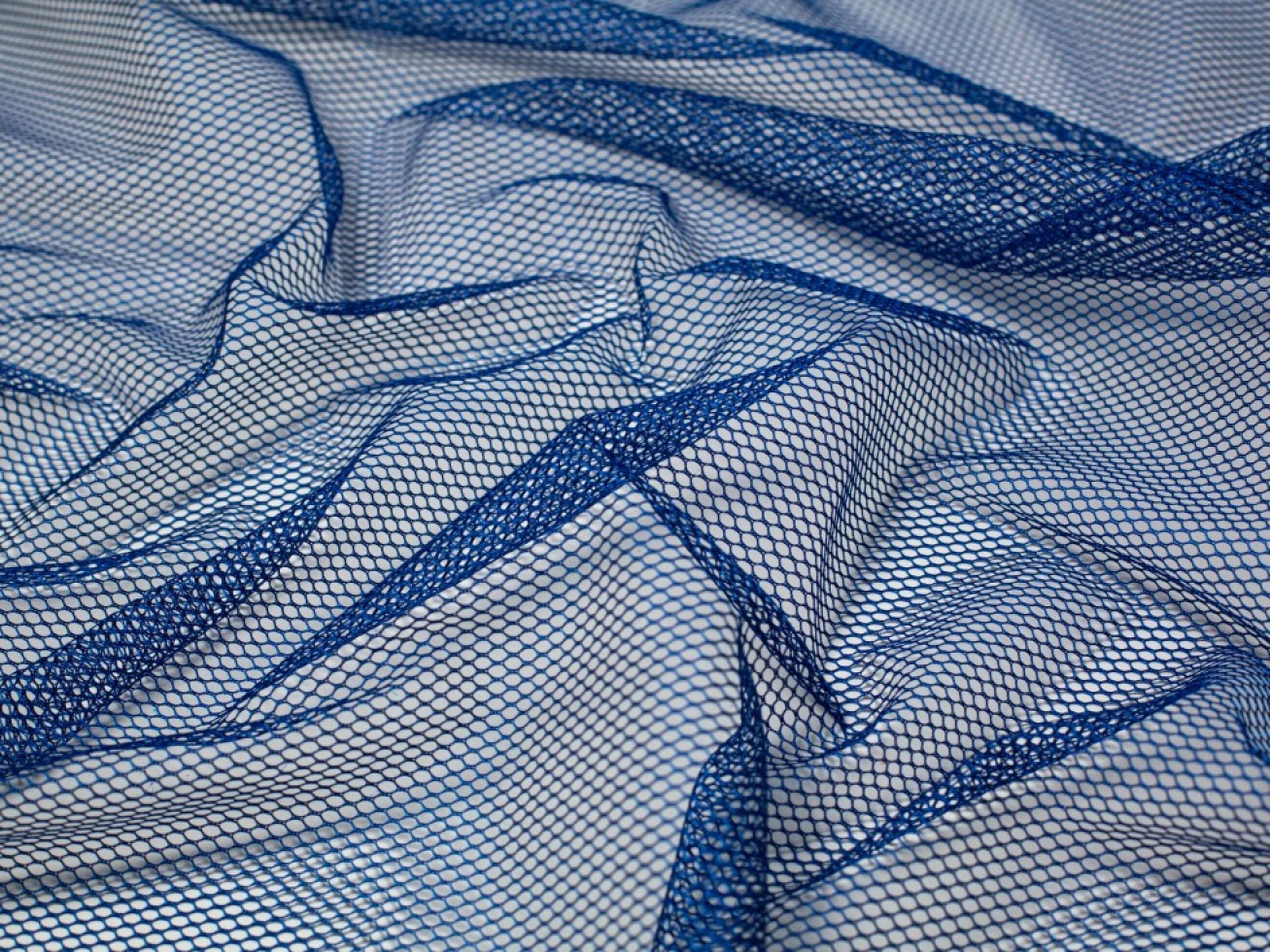 By Annie Pre Cut Piece Stretch Mesh Fabric Blastoff Blue - 45 x 135cm ...