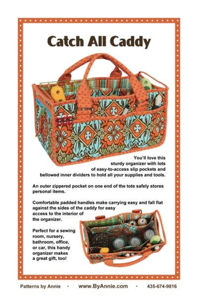 By Annie Sewing Pattern Catch All Caddy Bags - Walmart.com