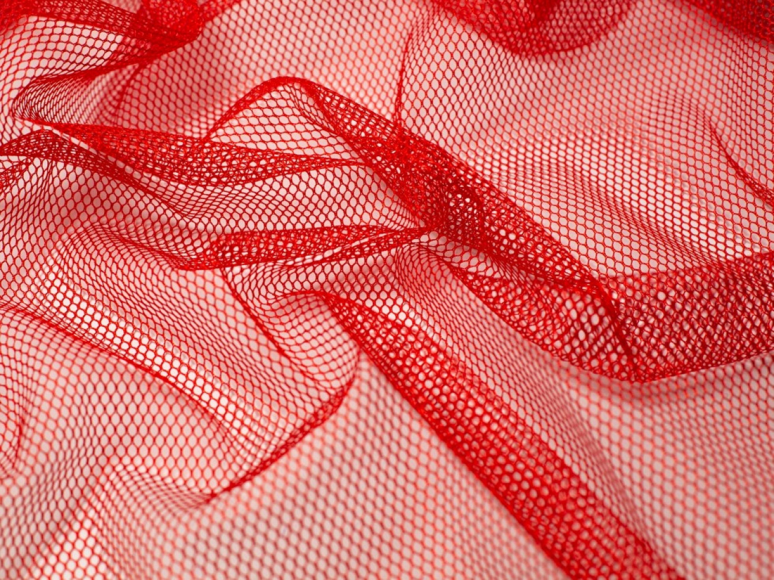 By Annie Stretch Mesh Fabric Red - per yard - Walmart.com
