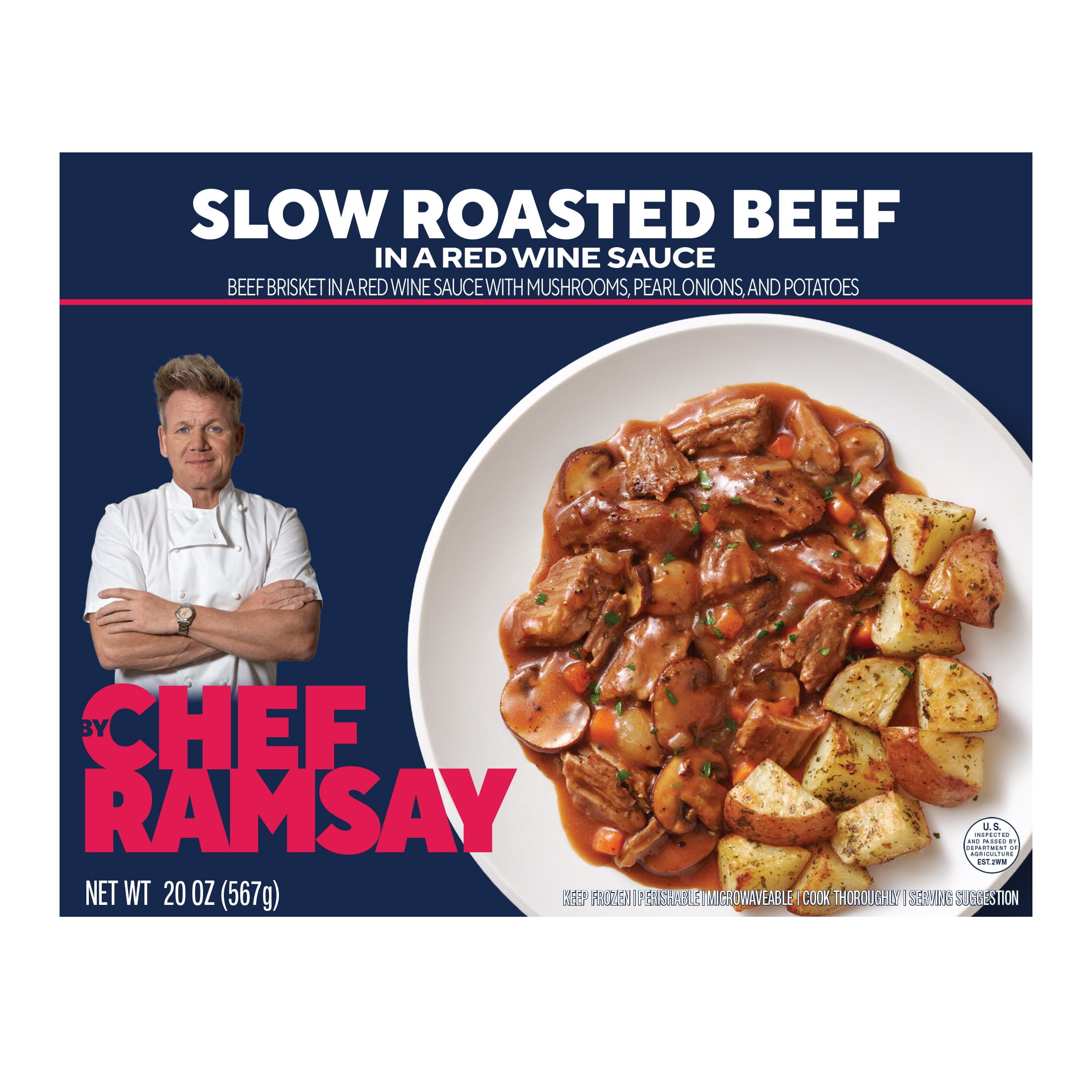 By Chef Ramsay Slow Roasted Beef in a Red Wine Sauce, 20 oz, Multi ...