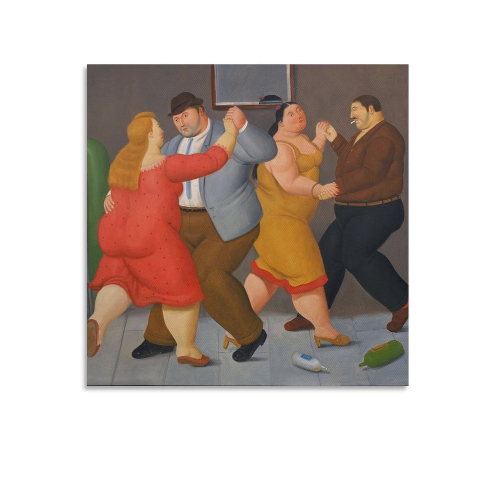 By Fernando Botero The Dancers Poster Picture Print Wall Art Poster ...