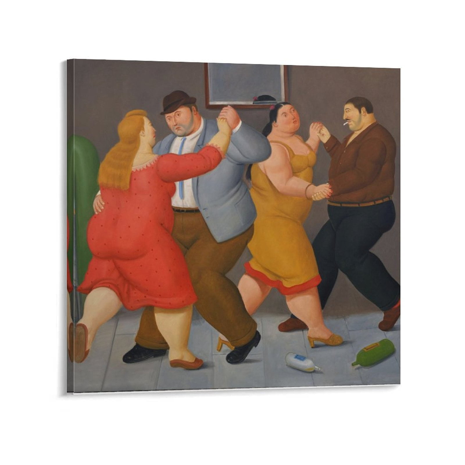 By Fernando Botero The Dancers Poster Room Aesthetic Poster Print Art ...