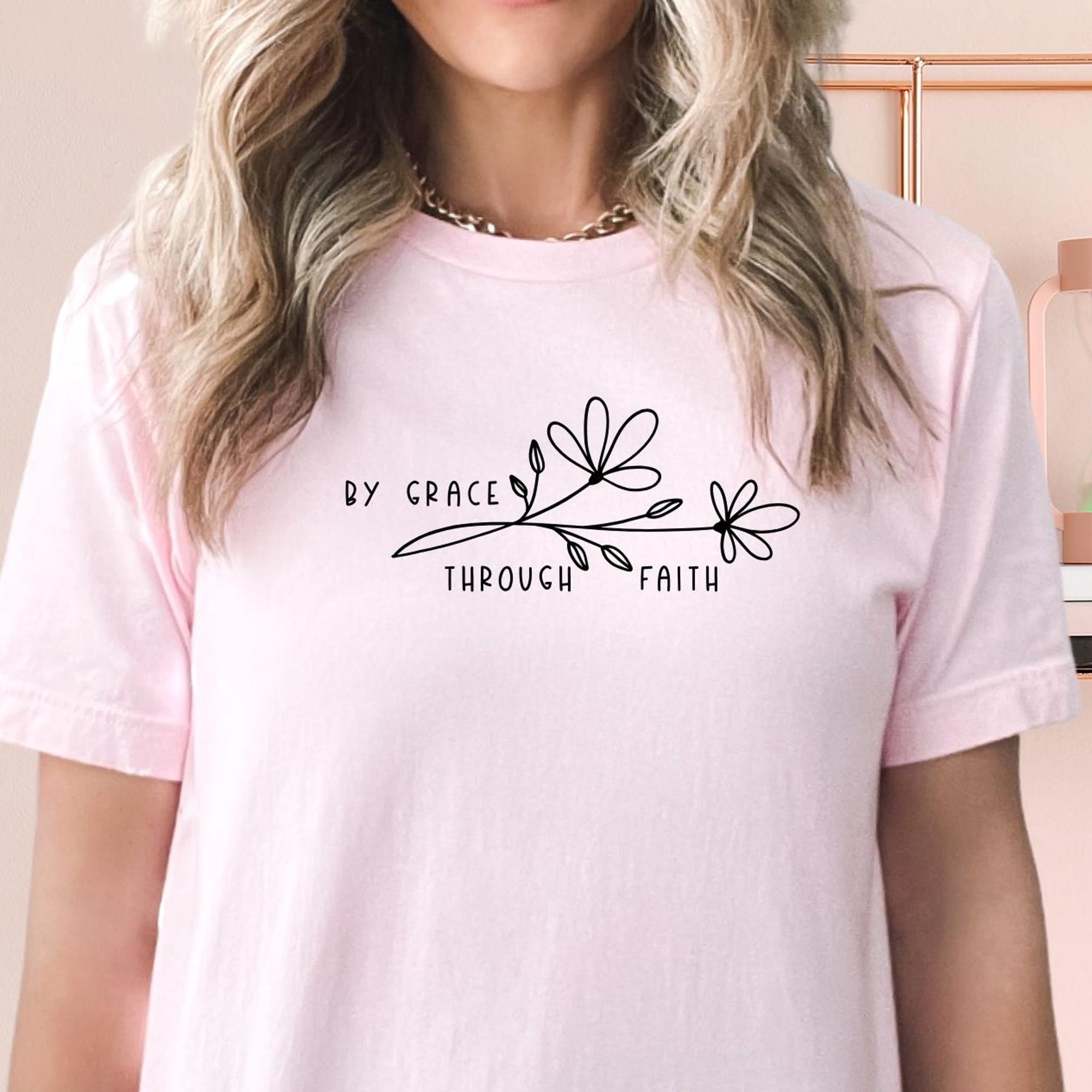 By Grace Through Faith Shirt Faith Shirt Christian Shirt For Woman ...