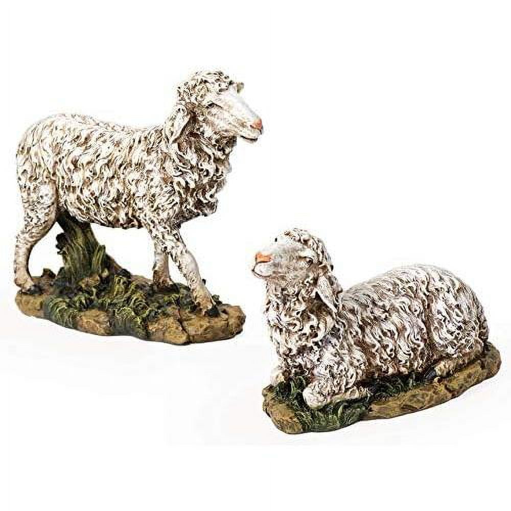 By - Holy, Christmas Nativity 2-Piece Color Lamb Figure Set For 27 ...