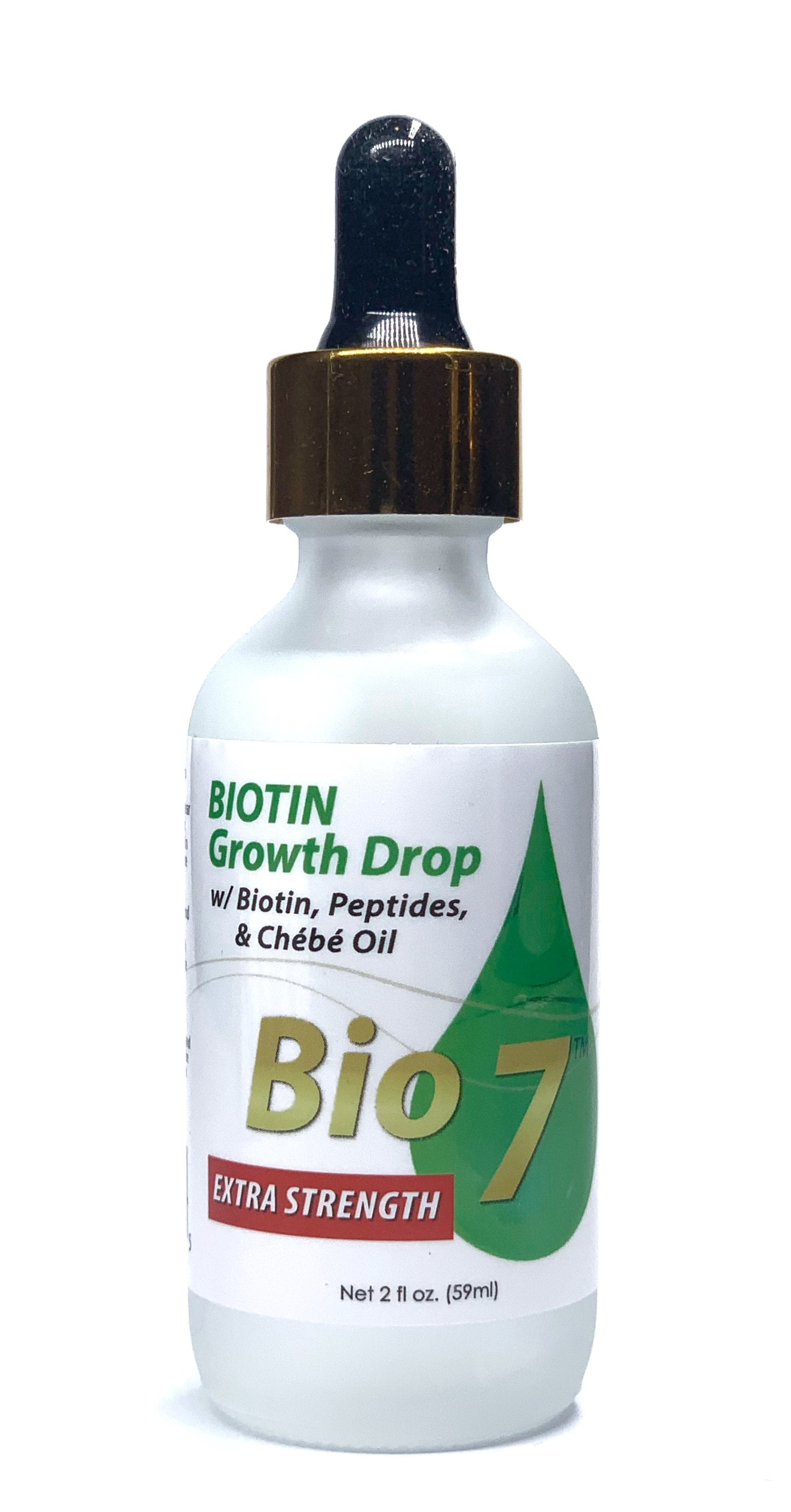 By Natures Bio 7 Biotin Hair Growth Oil Drops Extra Strength 2 fl. oz ...