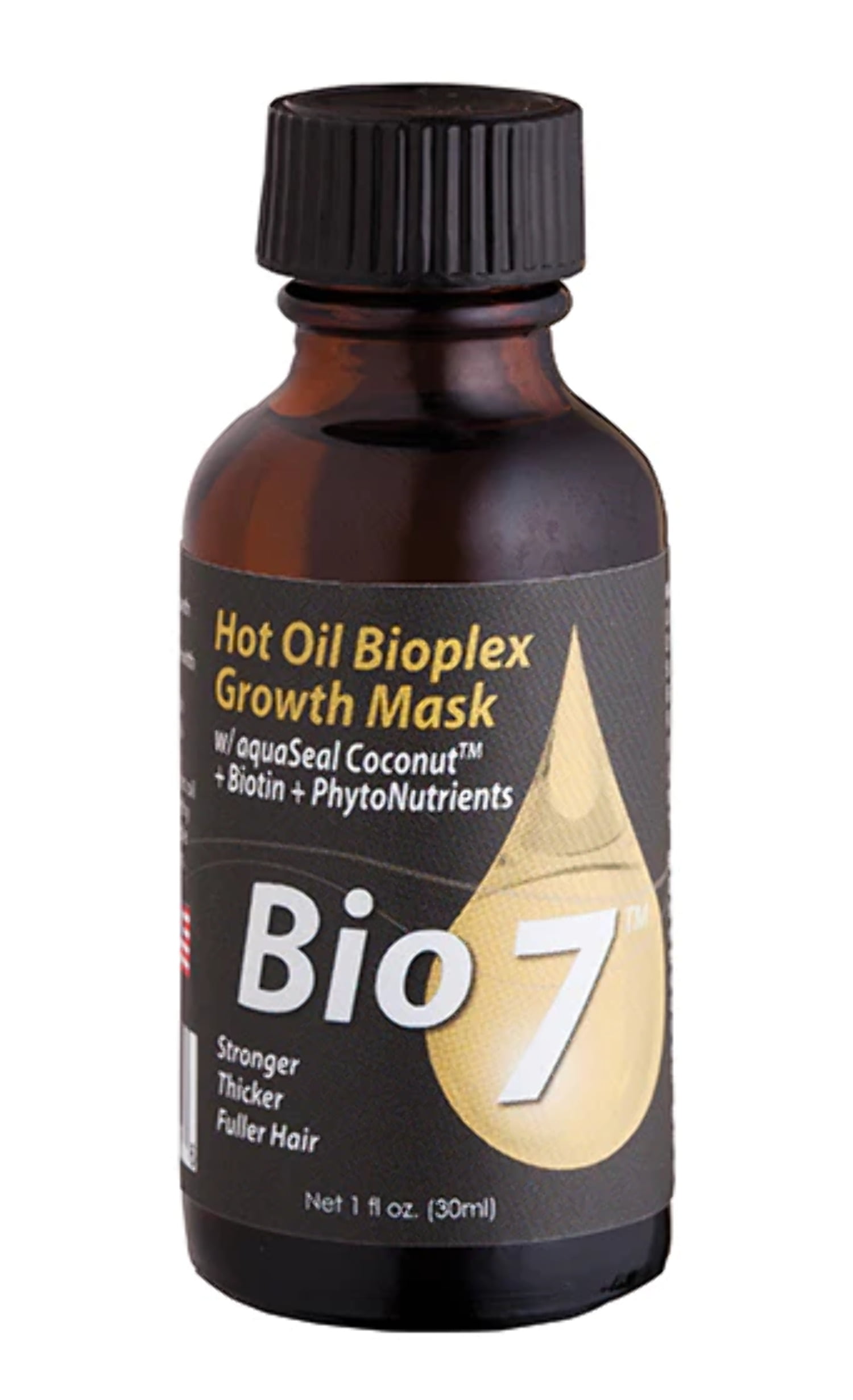 By Natures - Bio 7 Hot Oil Bioplex Growth Mask 1oz - Walmart.com