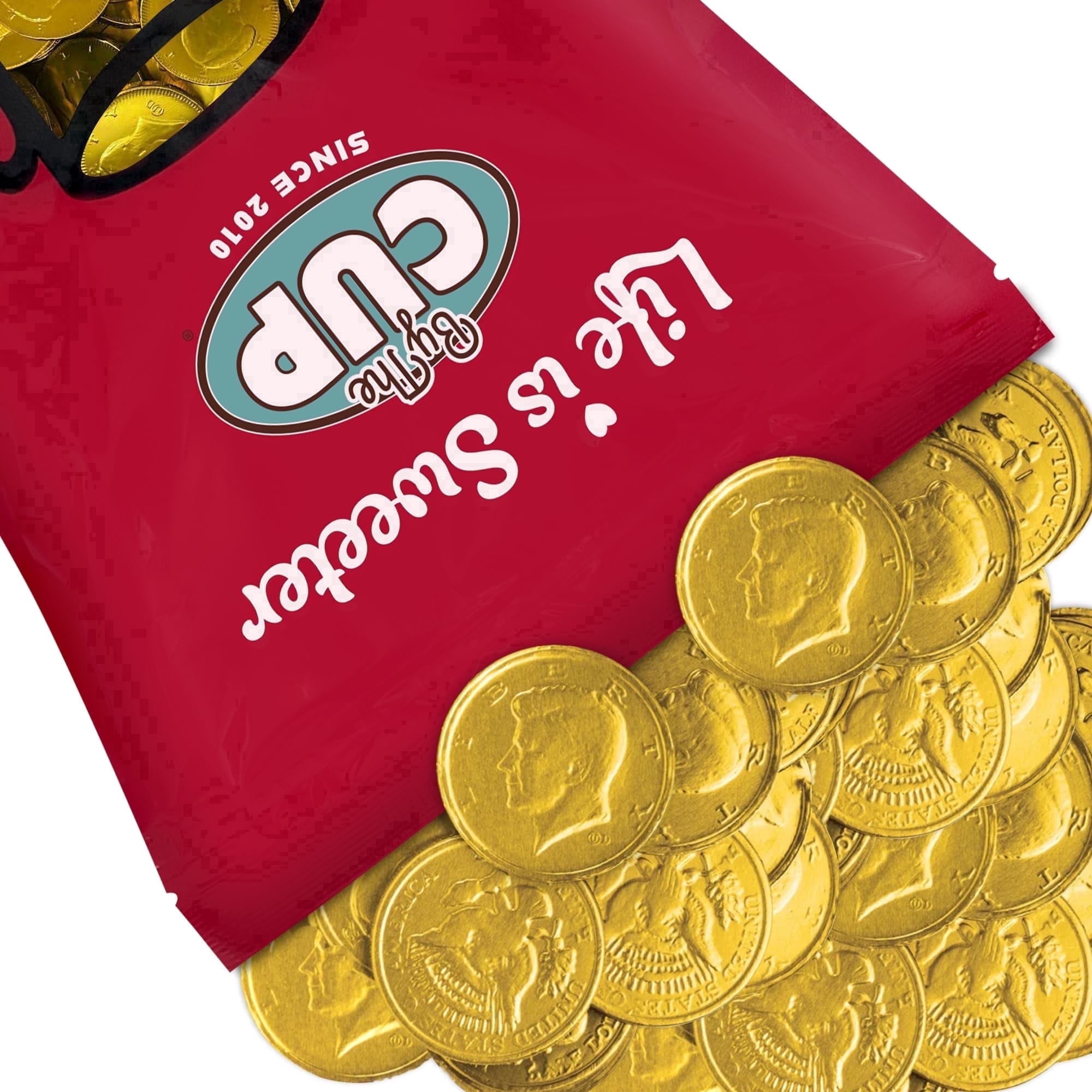 By The Cup Milk Chocolate Gold Coins, 5 lb Bulk Bag - Walmart.com