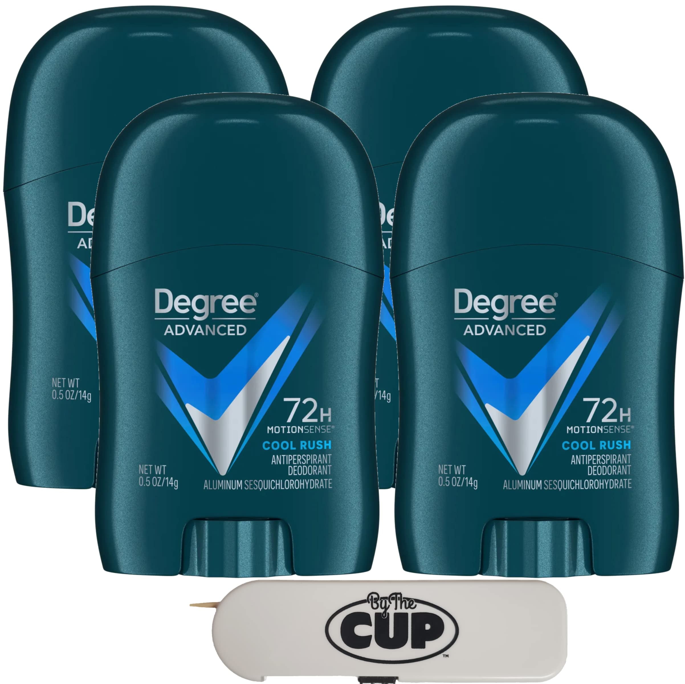 By The Cup Travel Degree Advanced, Cool Rush Travel Size (Pack of 4) 72 ...