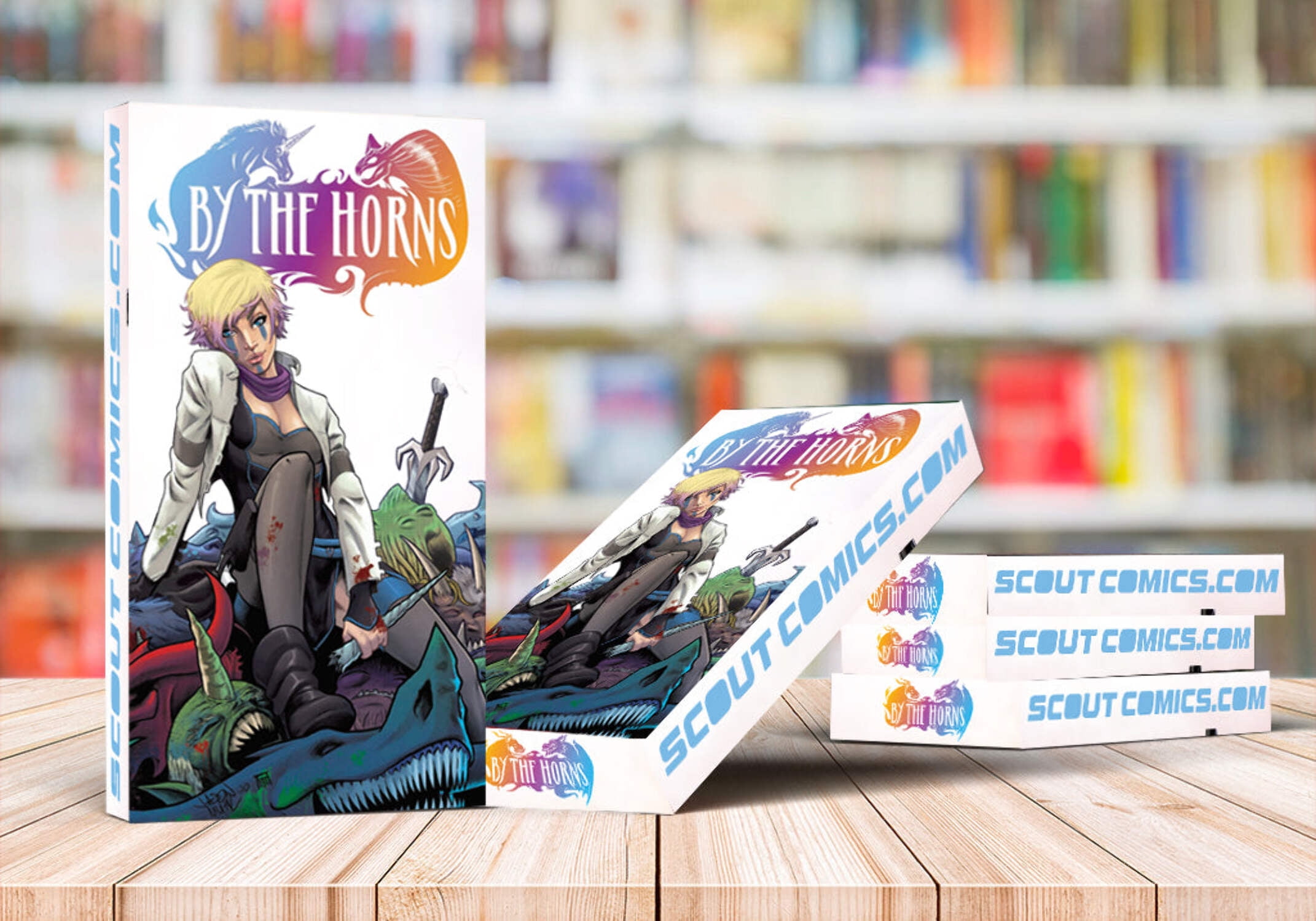 By The Horns - Volume One - TITLE BOX - COMIC BOOK SET - 1-8 - Walmart.com