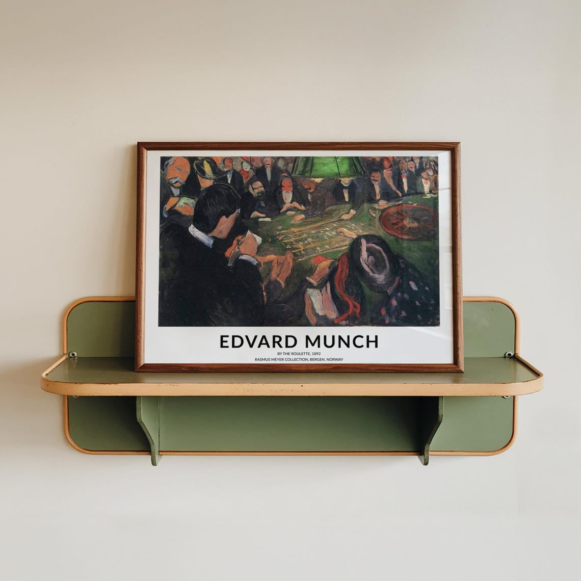 By The Roulette By Edvard Munch, Famous Painter Posters, Fine Art Decor ...