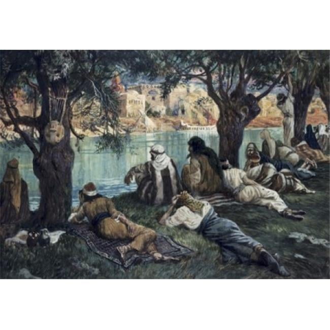By The Waters of Babylon James Tissot - 1836-1902 & French Jewish Museum New York USA Poster ...