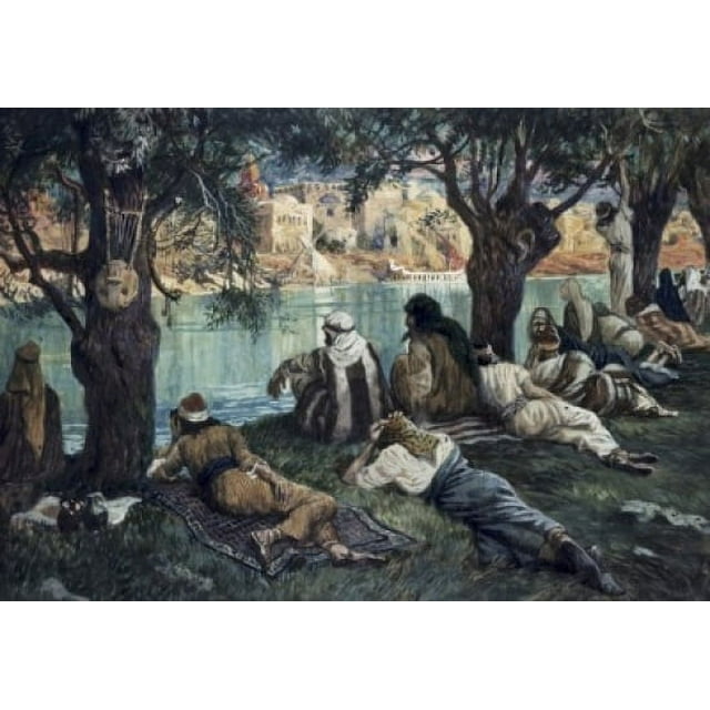 By the Waters of Babylon, James Tissot (1836-1902/French), Jewish Museum, New York, USA Poster ...