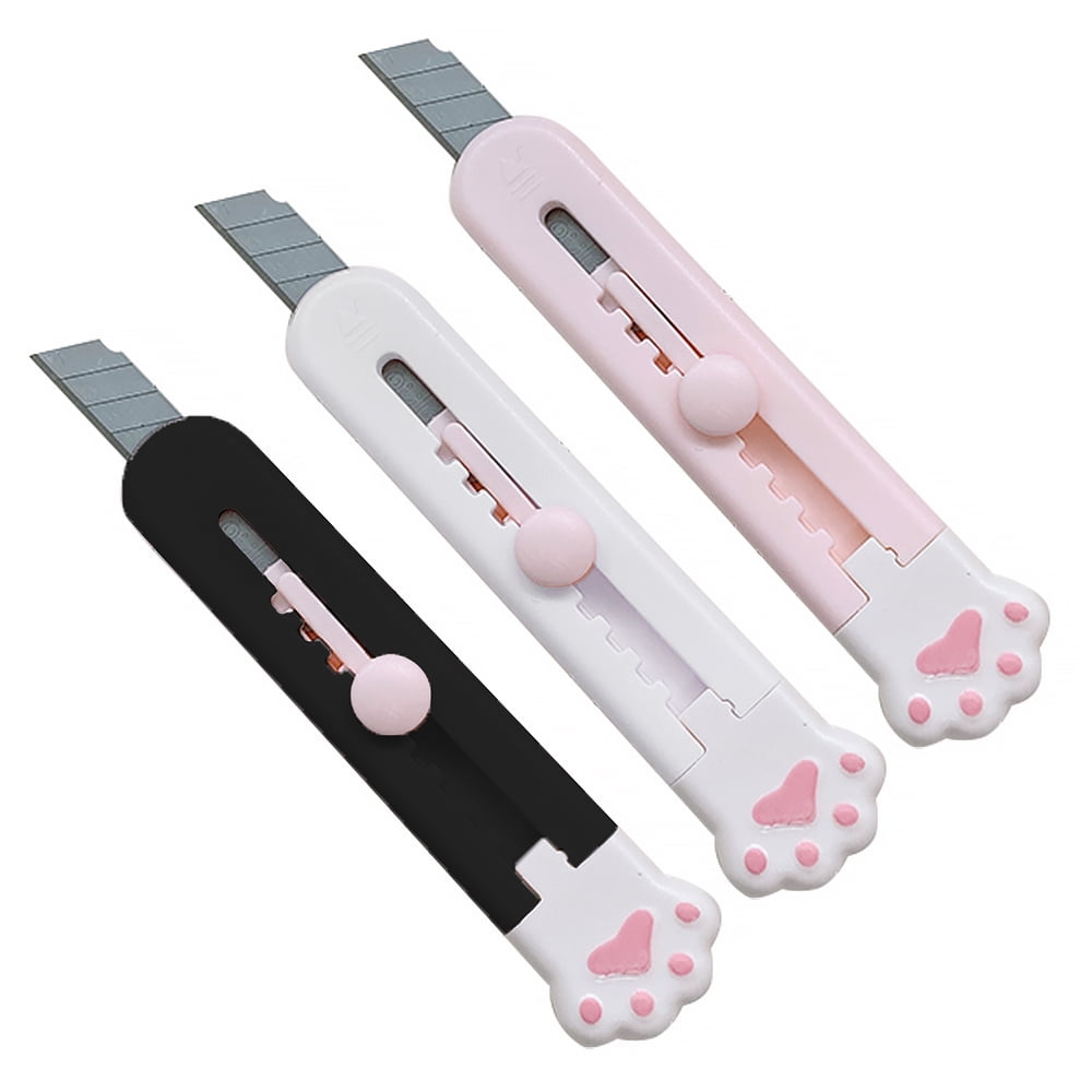 ByPaCrow 6 Pcs Mini Box Cutter Cats Paws Safety Shrink Box Opener ...