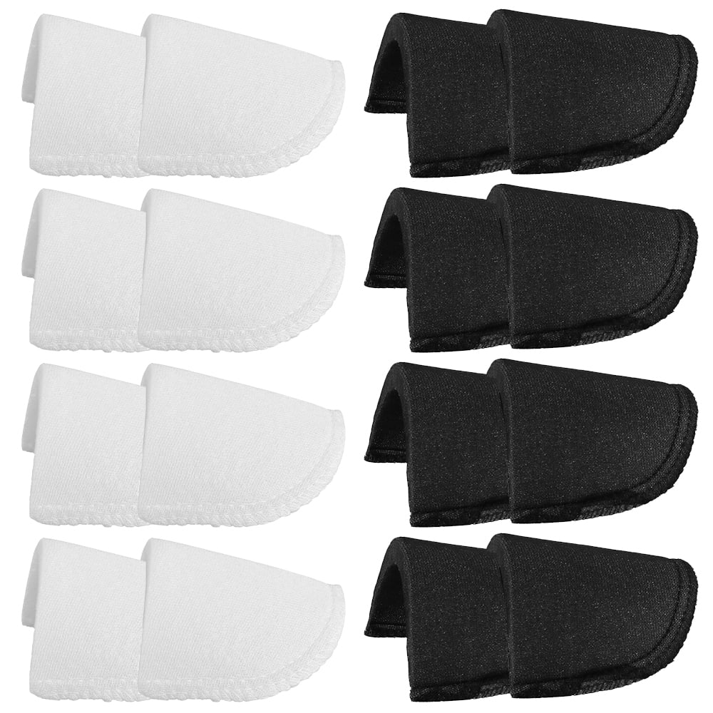 ByPaCrow 8 Pair Sewing Foam Shoulder Pads Soft Covered Set-in Sewing ...