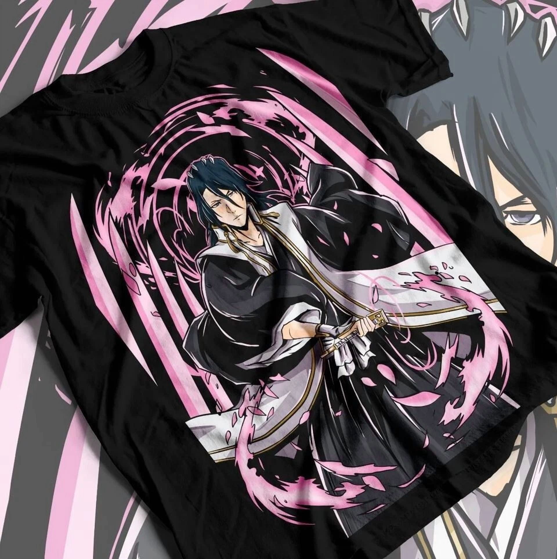 Byakuya Kuchiki Shirt Senbonzakura Shirt Horror Anime Shirt Ichigo ...