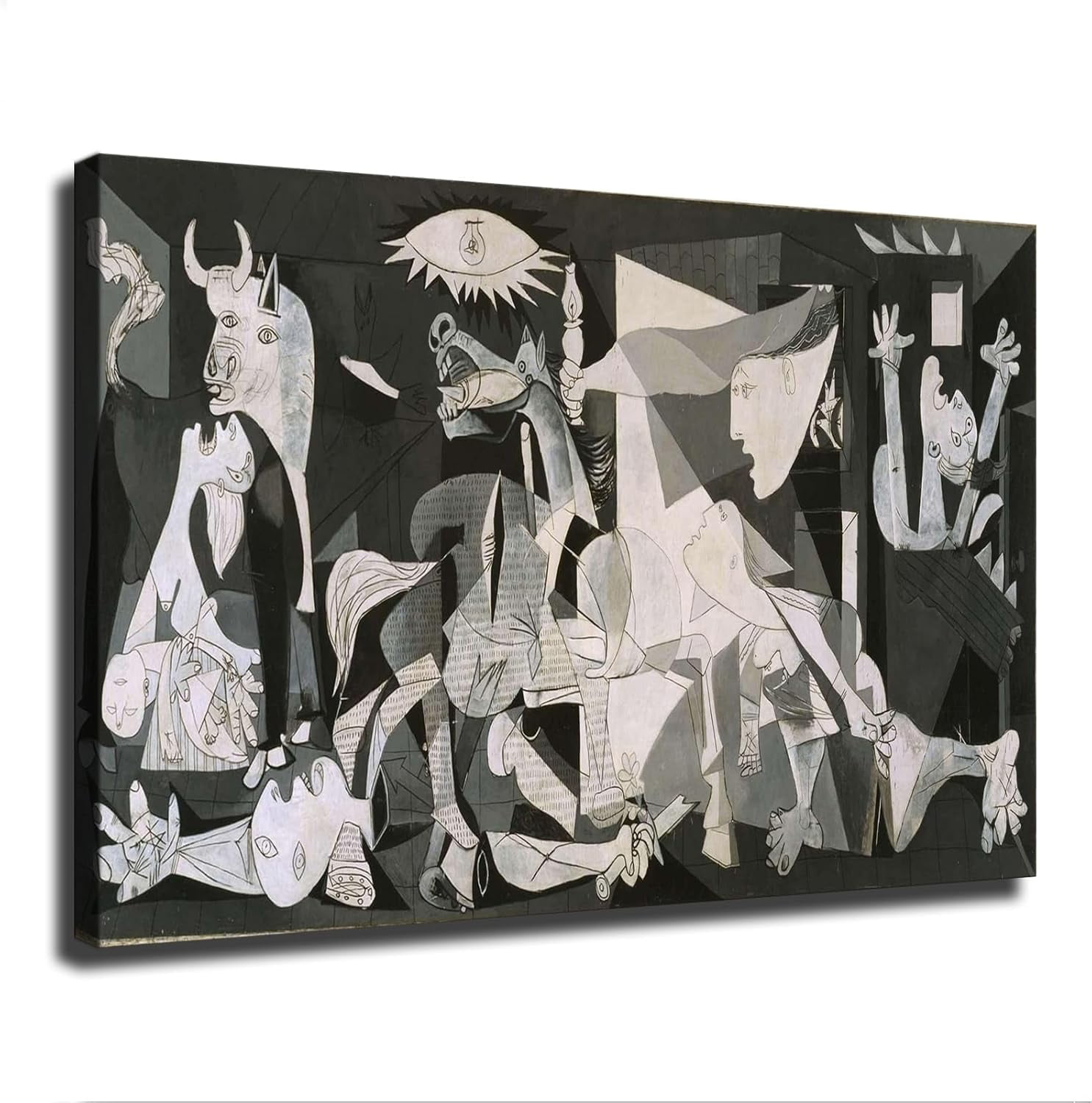 BybiO Pablo Picasso Guernica 1937 Abstract Poster Canvas Painting Print Wall Art Modern ...