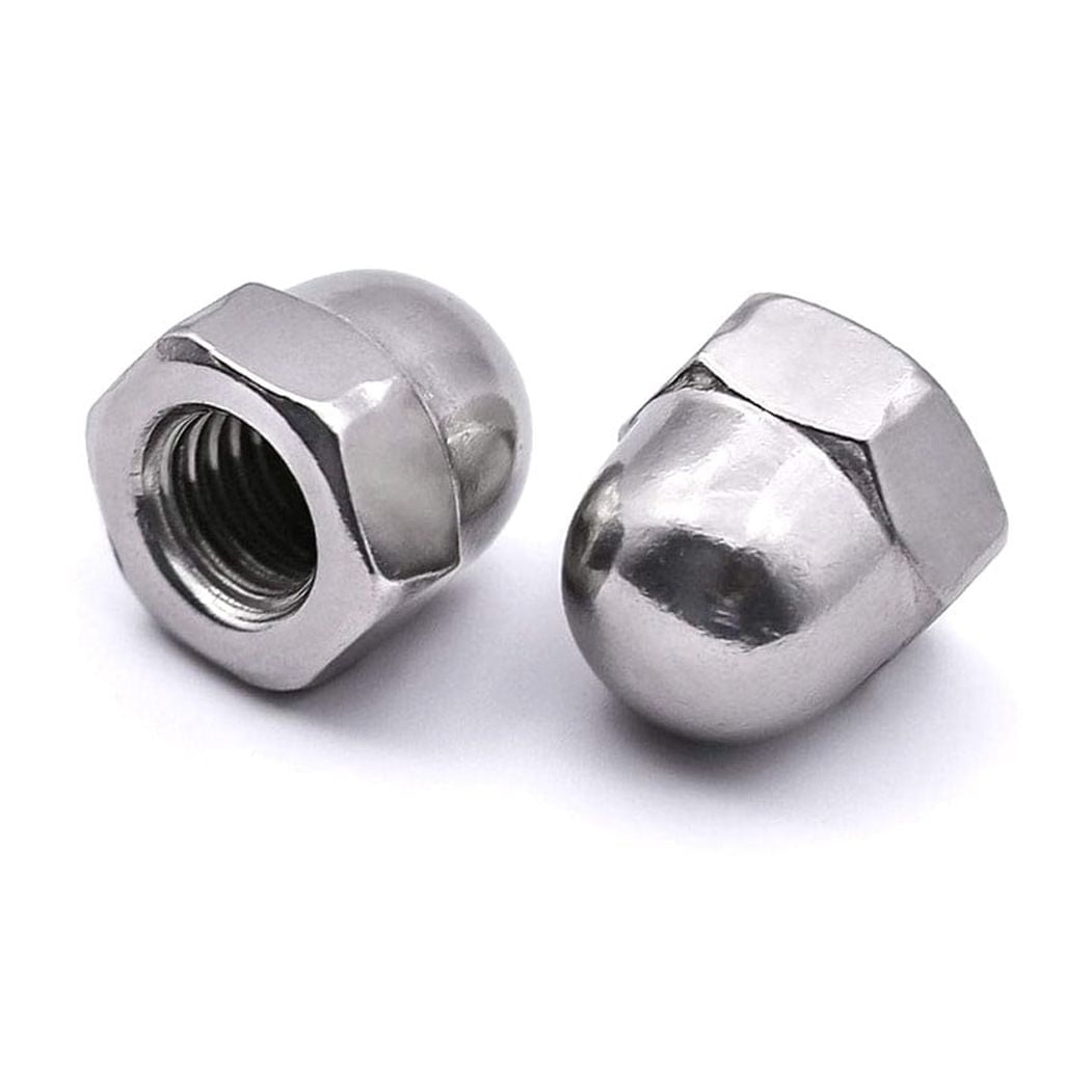 Bybiment 1/2-13 Acorn Hex Cap Dome Nuts, 304 Steel 18-8, Full Thread ...