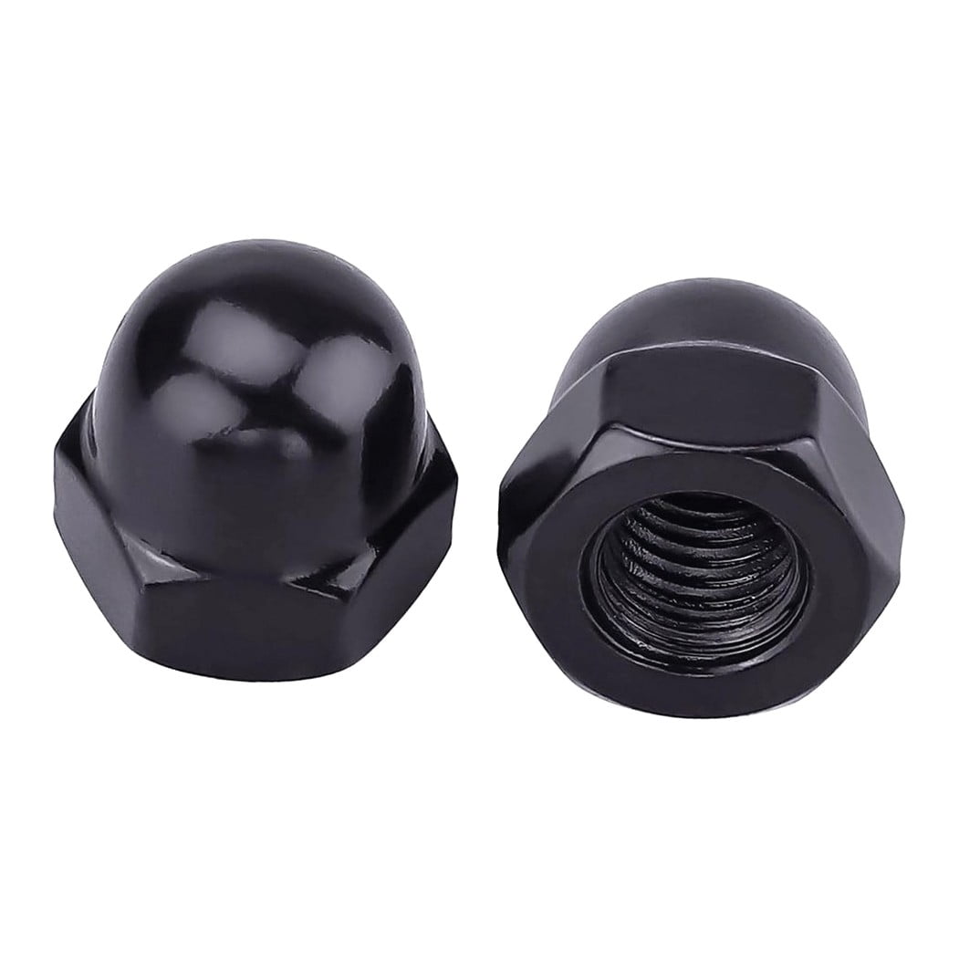 Bybiment 1/2"-13 Hex Acorn Cap Nuts, 304 Steel 18-8 Hexagonal Acorn ...