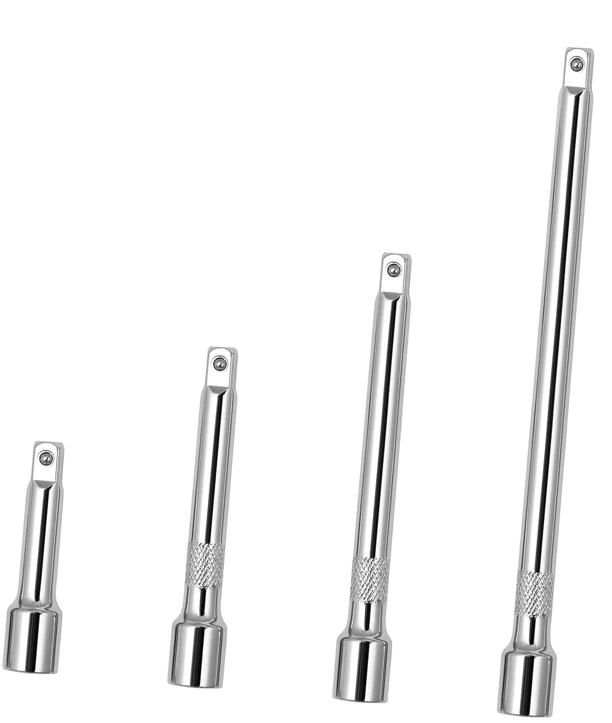 Bybiment 1/4" Socket Extension Kit - 4-Piece Quarter Inch Drive ...
