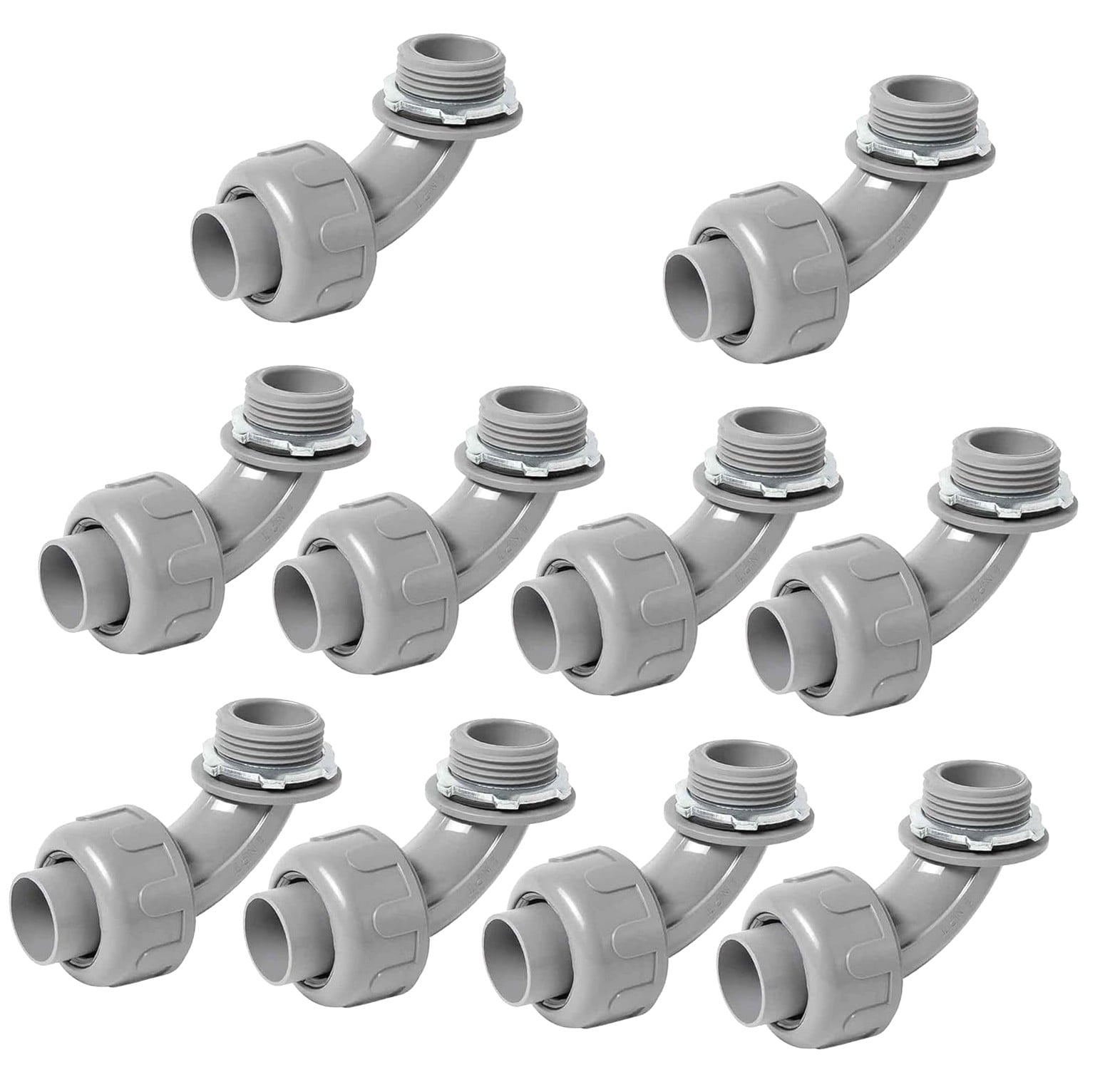 Bybiment (1" Conduit Elbow 10 Pack) 1 inch Plastic Liquid Tight Conduit ...