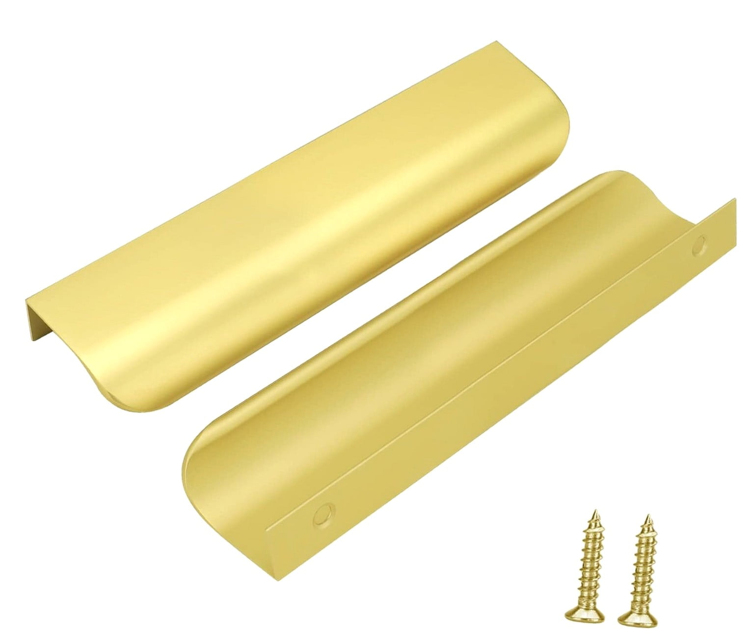 Bybiment 10-Piece Kitchen Cabinet Handles, 5-Inch Finger Pulls for ...