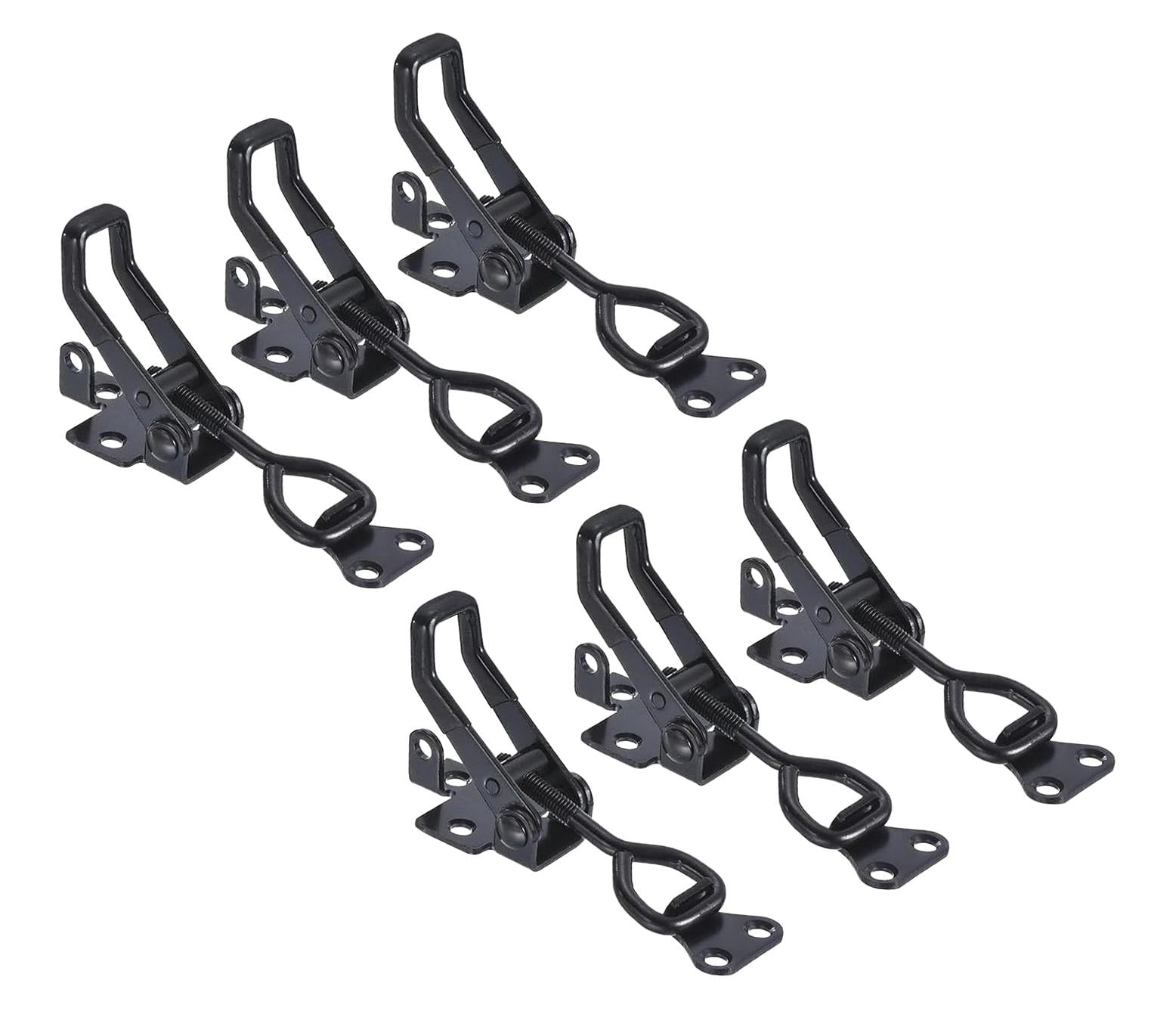 Bybiment 10 Piece Toggle Clamp Set, Metal Pull Clamp, 4002 Style Quick ...