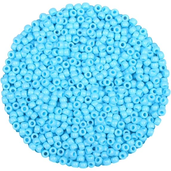 Bybiment 1000PCS Beads Bulk for Making 6x9mm Hair Beads for Braids ...