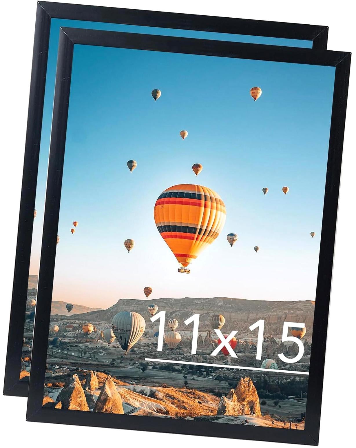 Bybiment 11x15 Picture Frame Set of 2, Horizontal and Vertical Formats ...