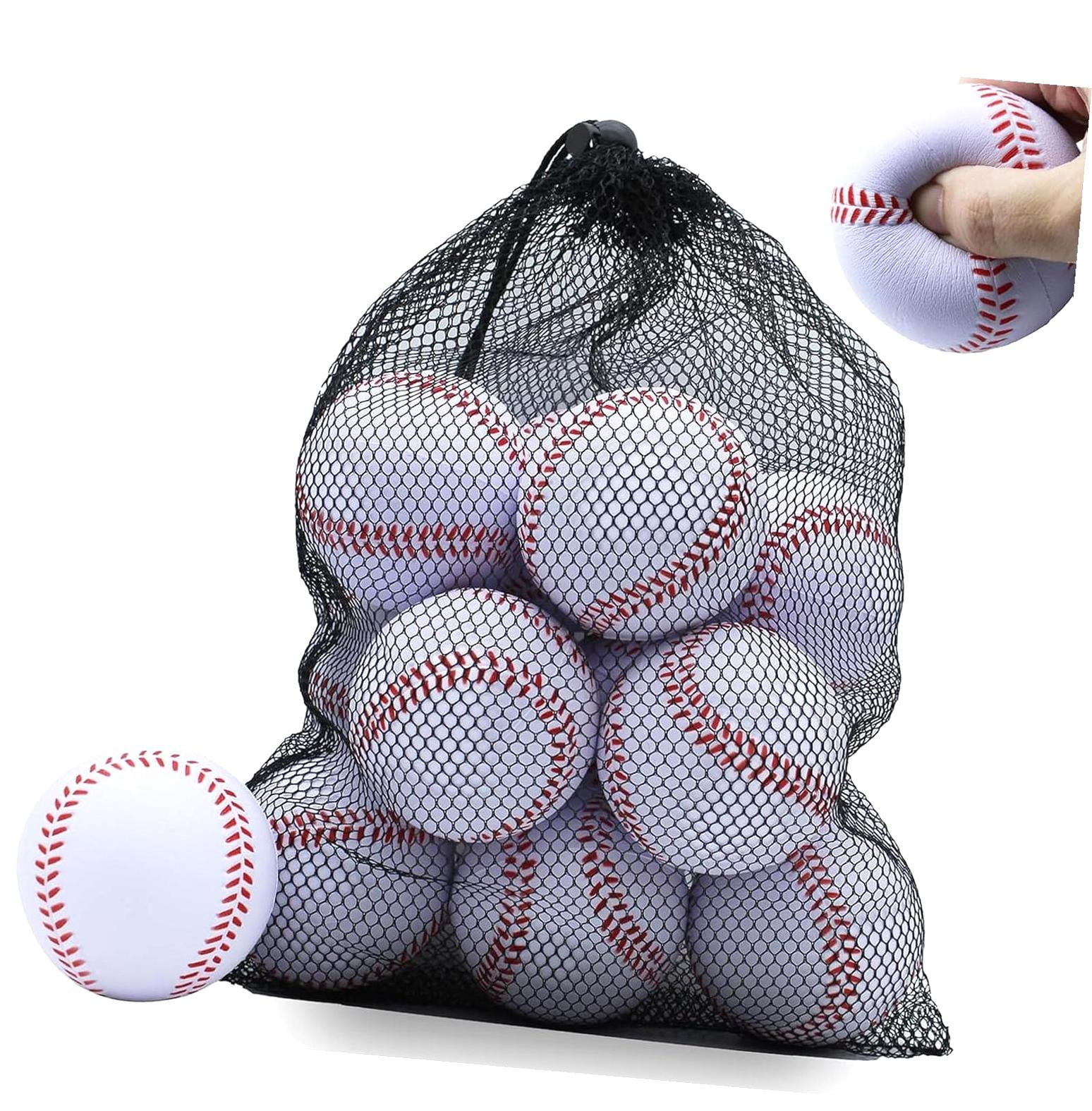 Bybiment 12 Pack Foam Baseballs Practice Foam Softballs 11 inch ...