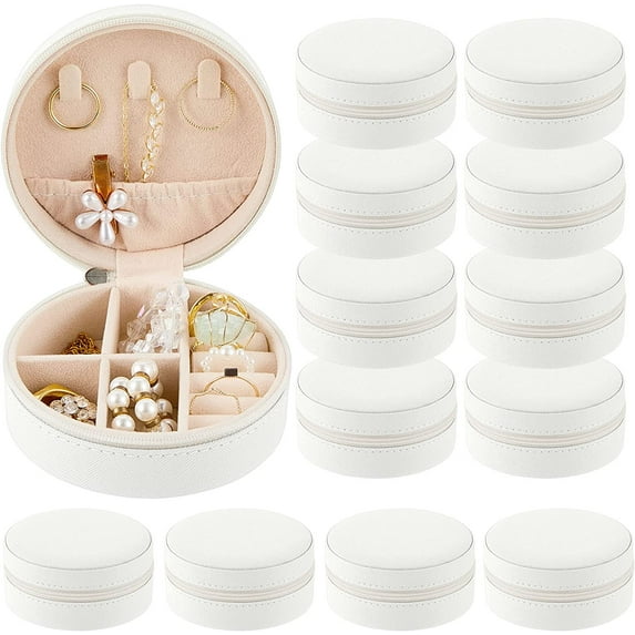 Bybiment 12 Pcs Travel Jewelry Case Boxes Jewelry Travel Organizer ...
