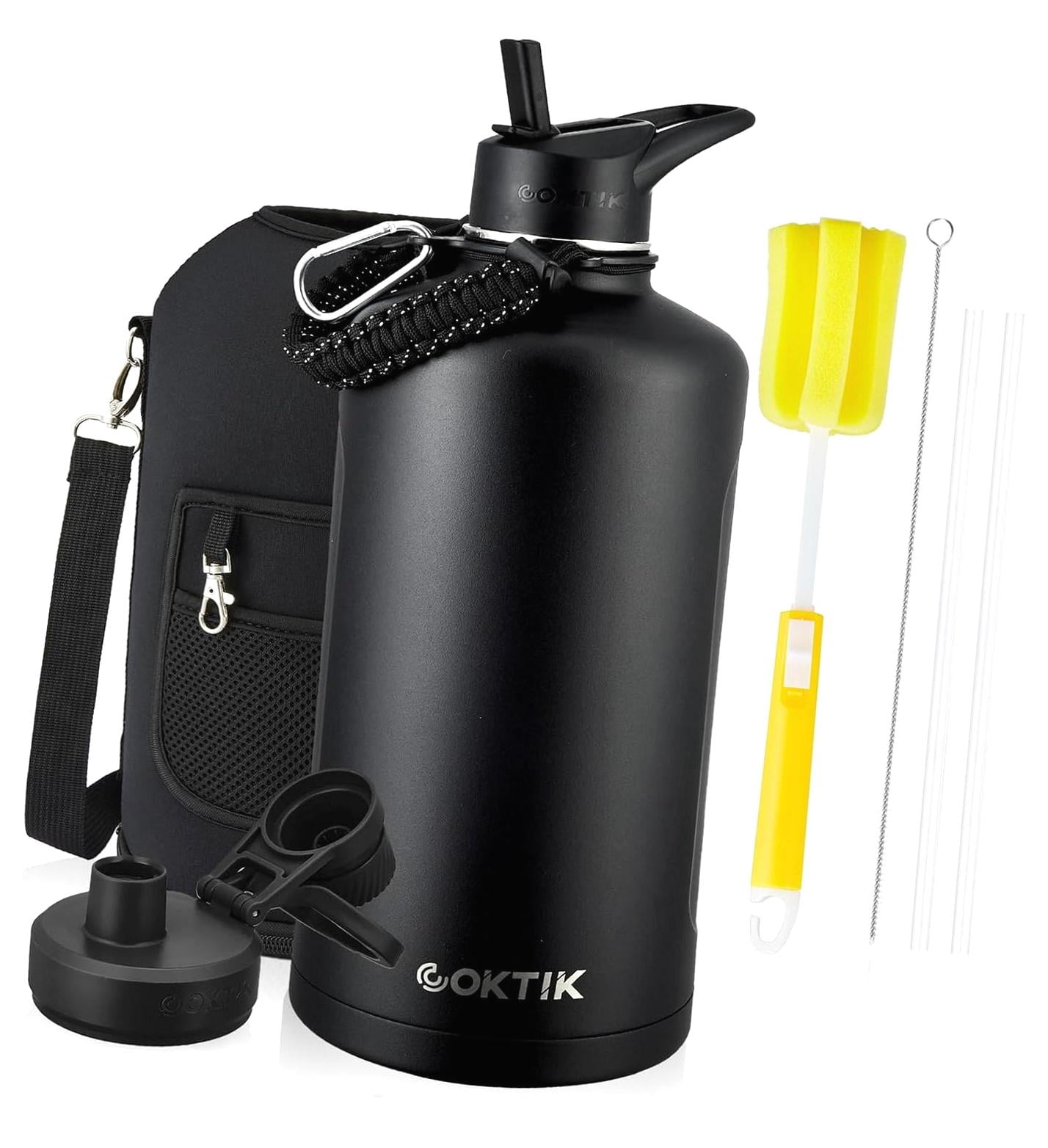 Bybiment 128 oz Insulated Water Container, Triple Layer Stainless Steel ...
