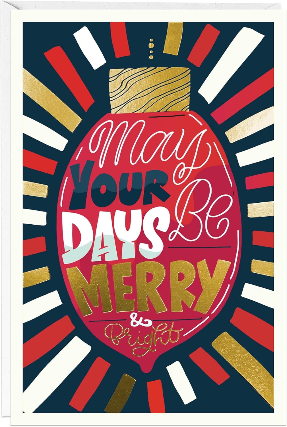 Bybiment 18 Christmas with Foiling Christmas with Envelopes, 6.75 by 4. ...